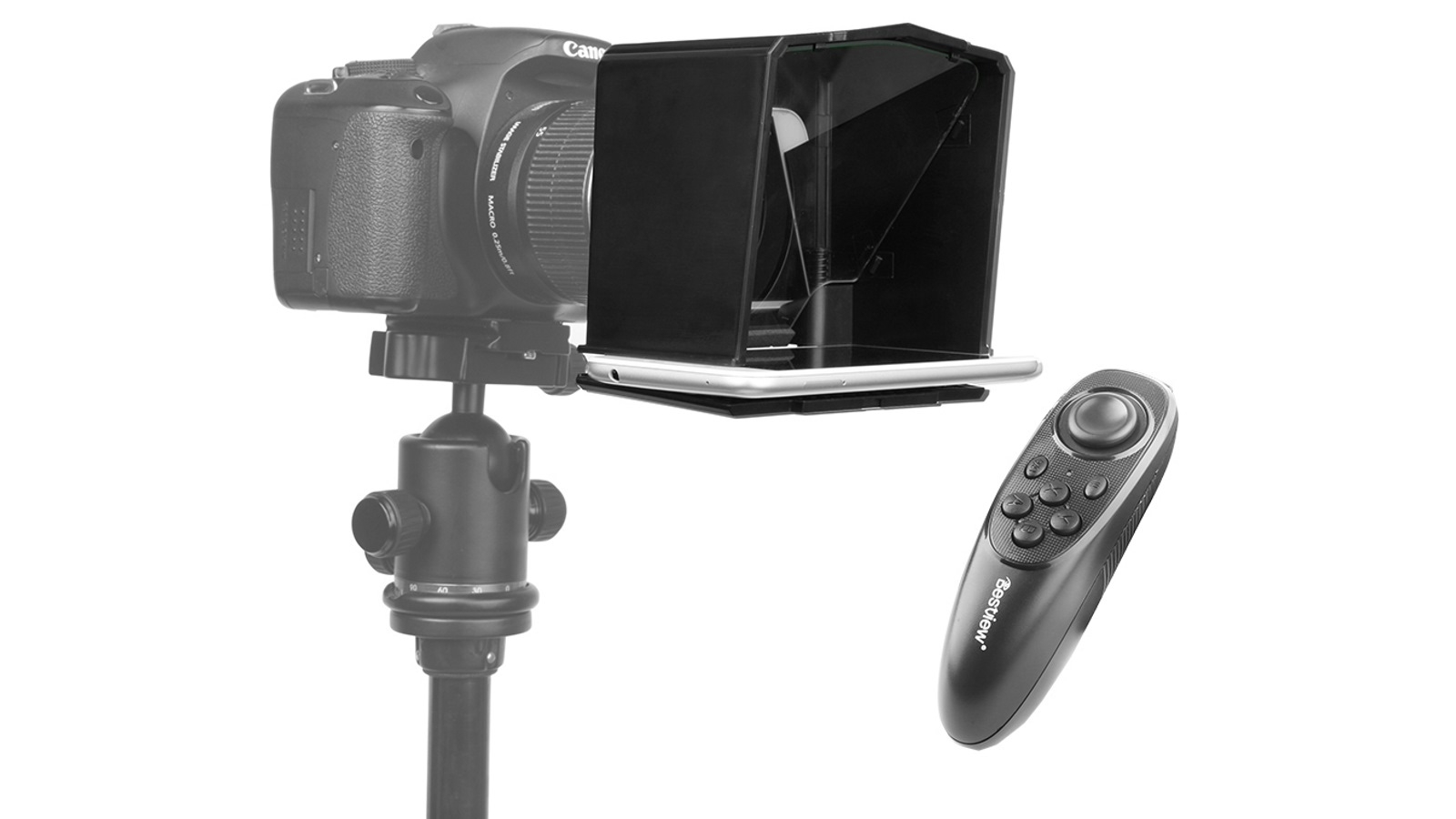 Desview T2 Mobile Phone and Tablet Telepromopter with Remote Controller ...