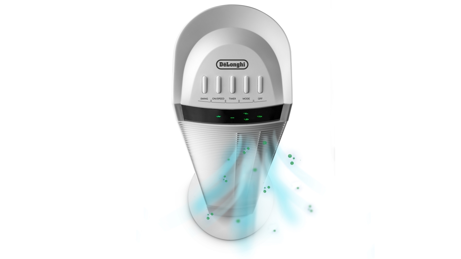 DeLonghi Oscillating Tower Fan - White | Harvey Norman