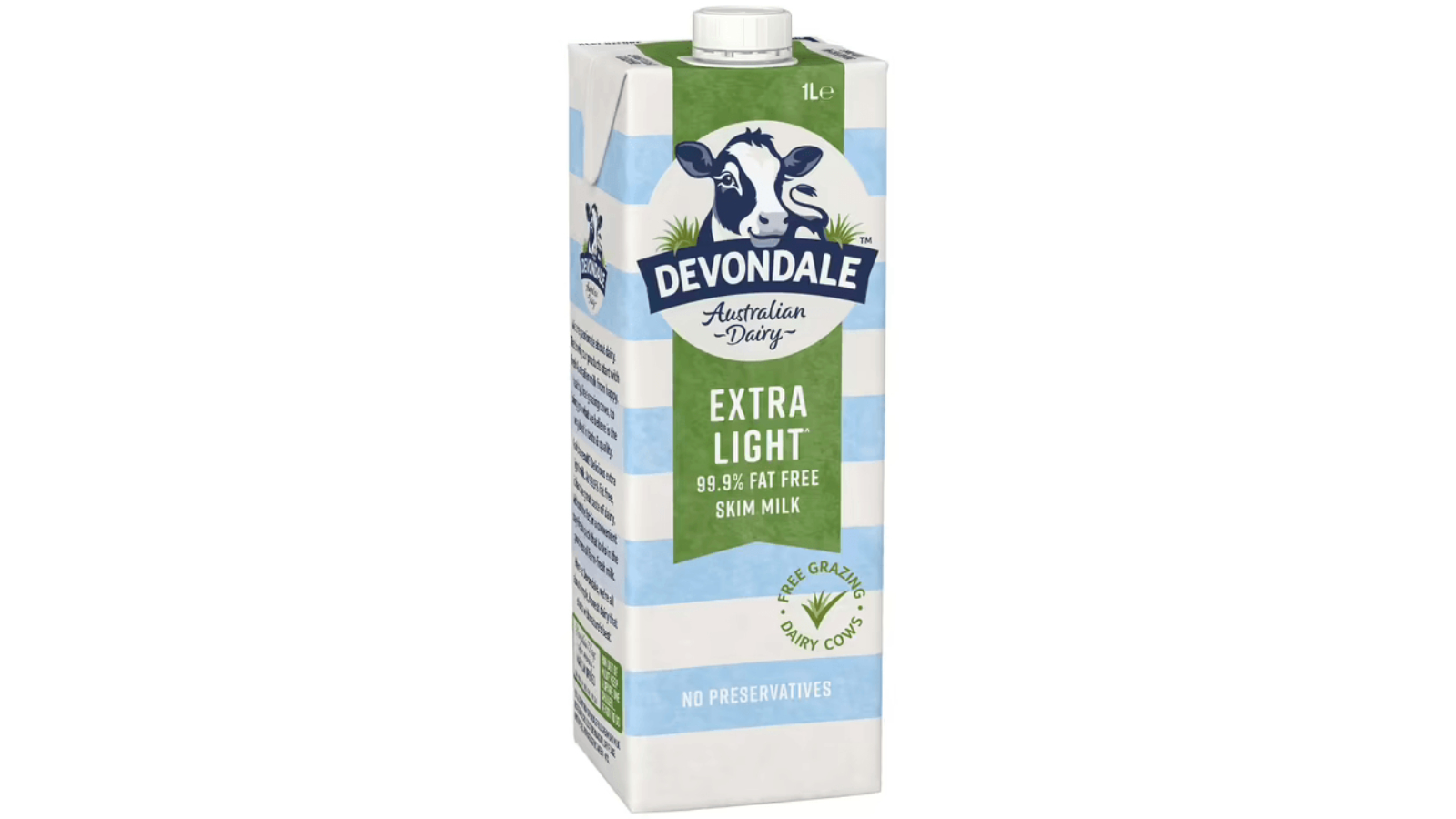 Devondale 1 Litre Extra Light Long Life UHT Skim Milk - Box of 10 ...
