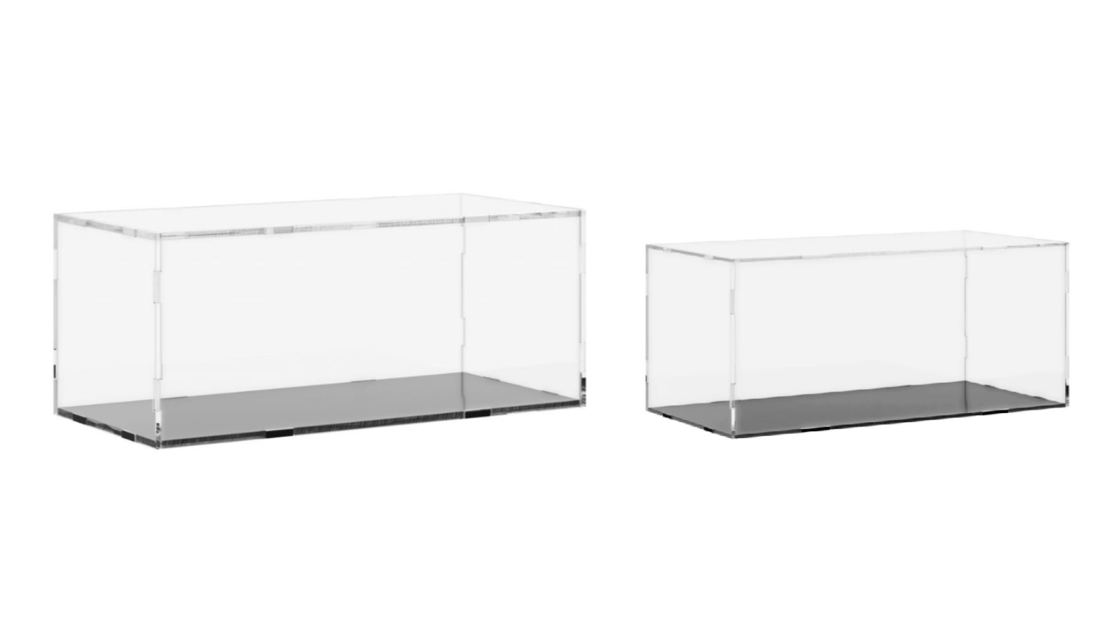 vidaXL Transparent Acrylic Display Box | Harvey Norman