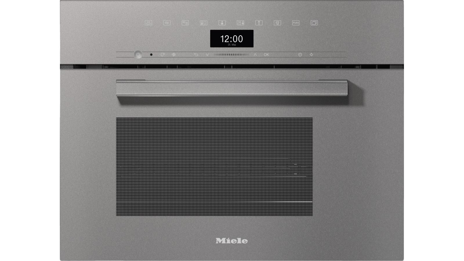 Miele DGM 7440 Vitroline Steam Oven with Microwave - Graphite Grey ...
