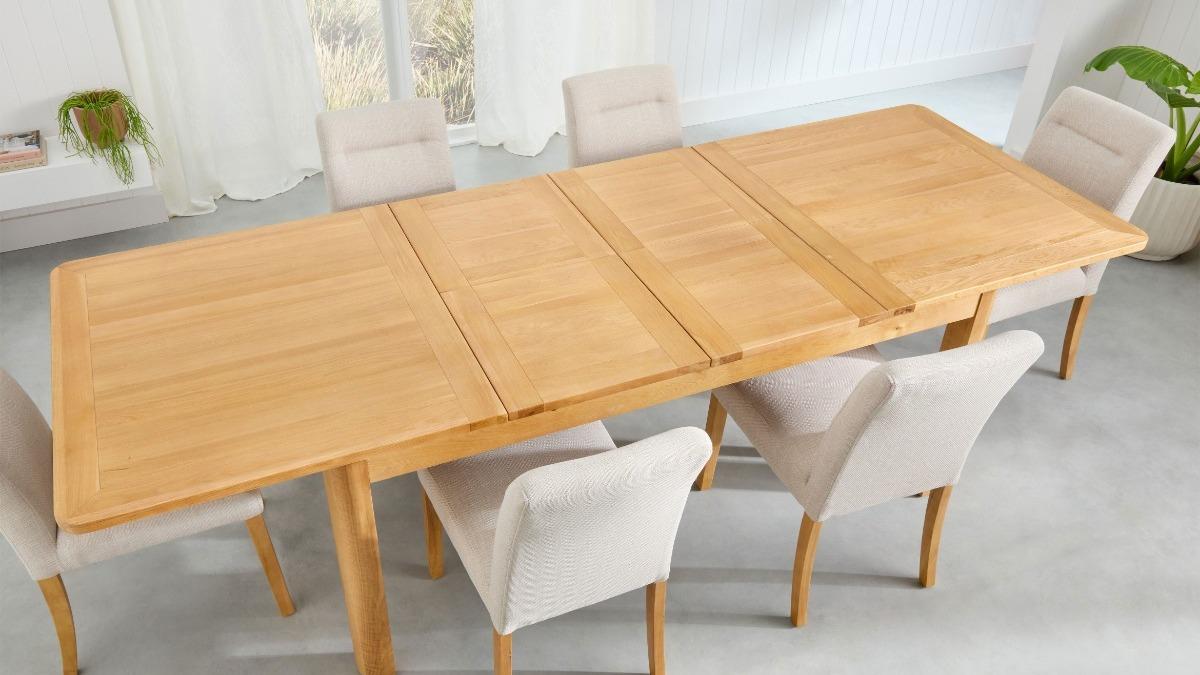 Tahoe Rectangular Extension Dining Table - 180-280cm | Harvey Norman