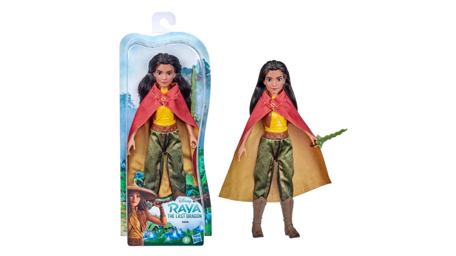 Hasbro Disney Raya And The Last Dragon Raya Fashion Doll E95685 ...