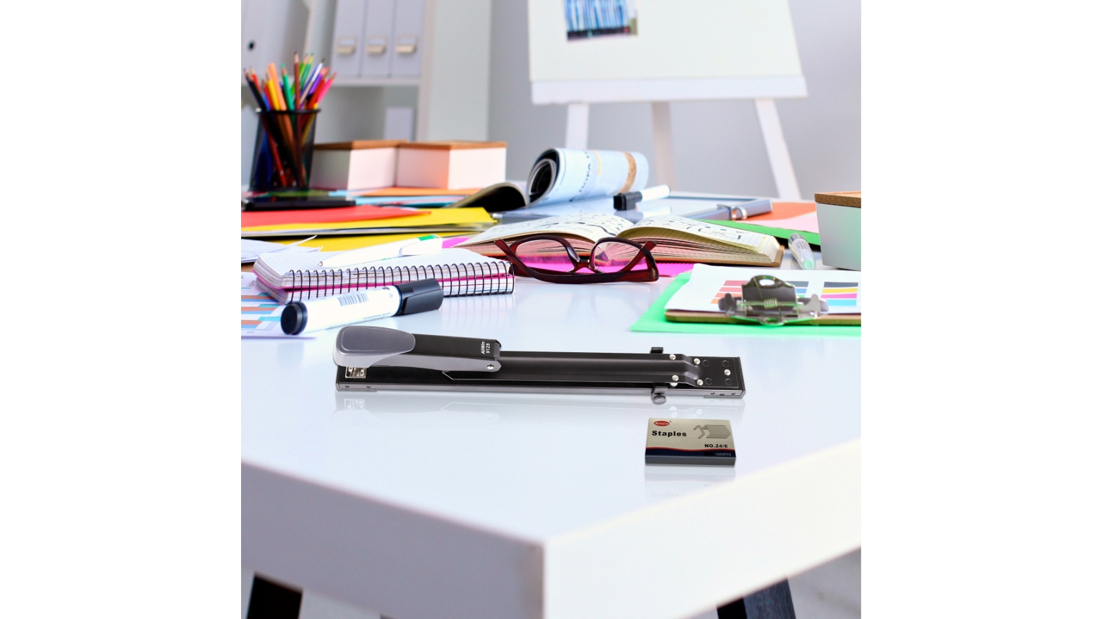 A4 A3 Long Arm Personal Office Stapler 25 sheets CAP (1000 staples ...