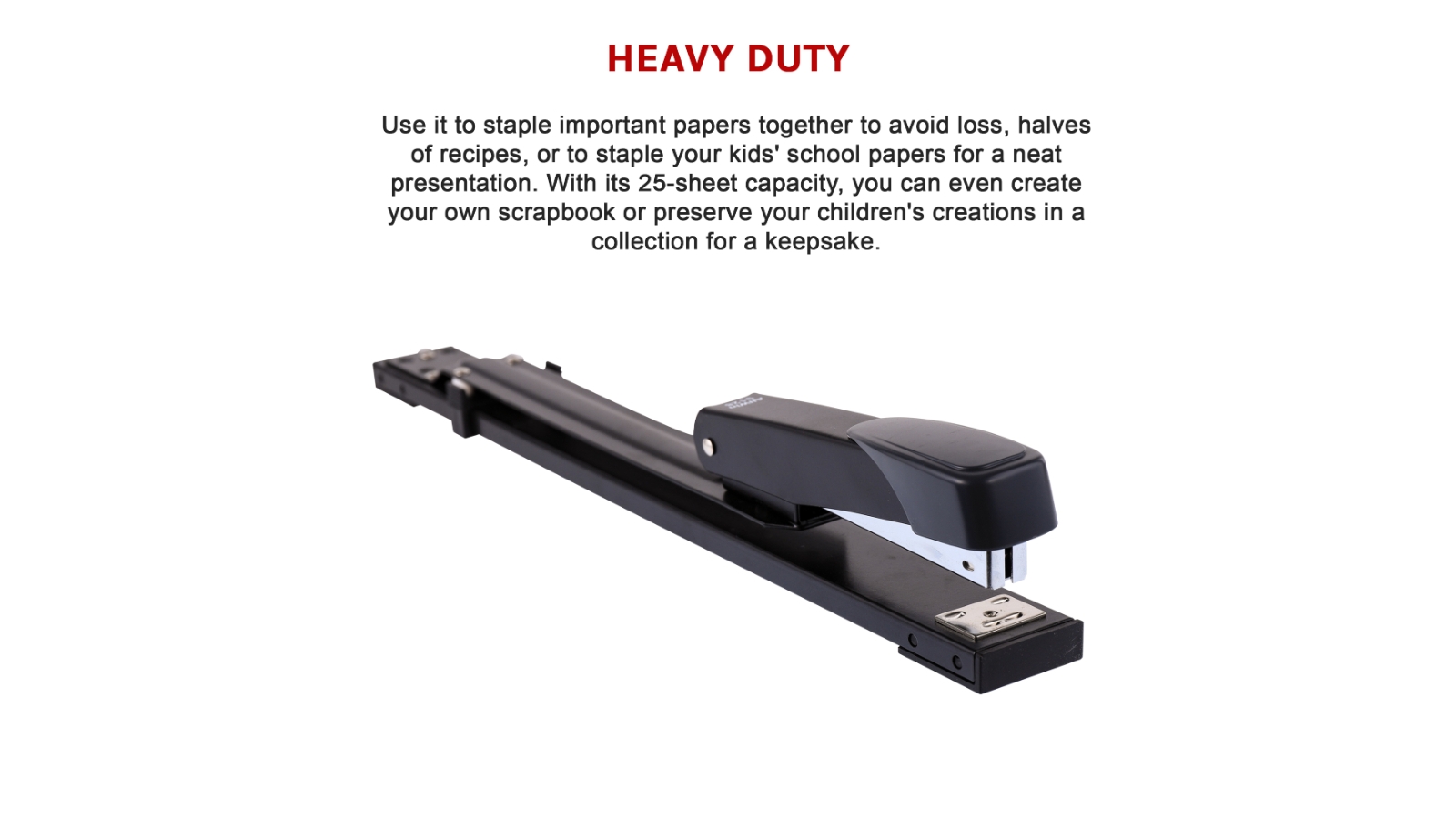 A4 A3 Long Arm Personal Office Stapler 25 sheets CAP (1000 staples ...