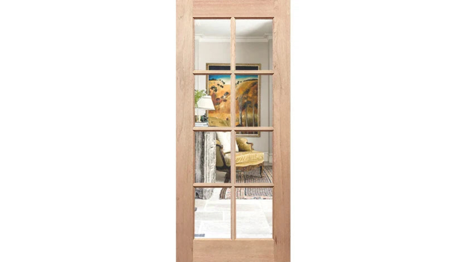 Complete Doors Online French 8L Clear Internal Door - 2100 x 770 x 35mm ...