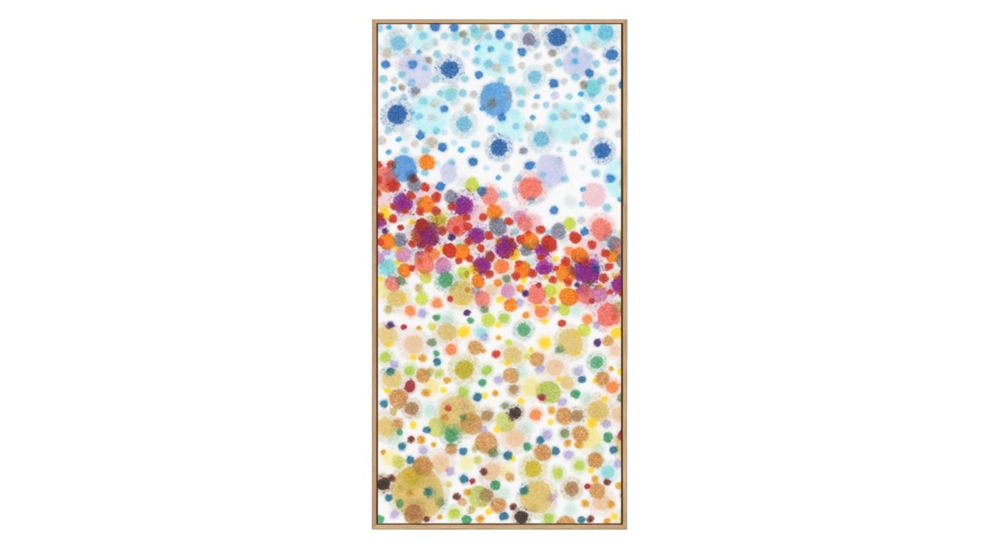 La Grolla Dot Play I Natural Gallery Wall Art - 143 x 73cm | Harvey Norman