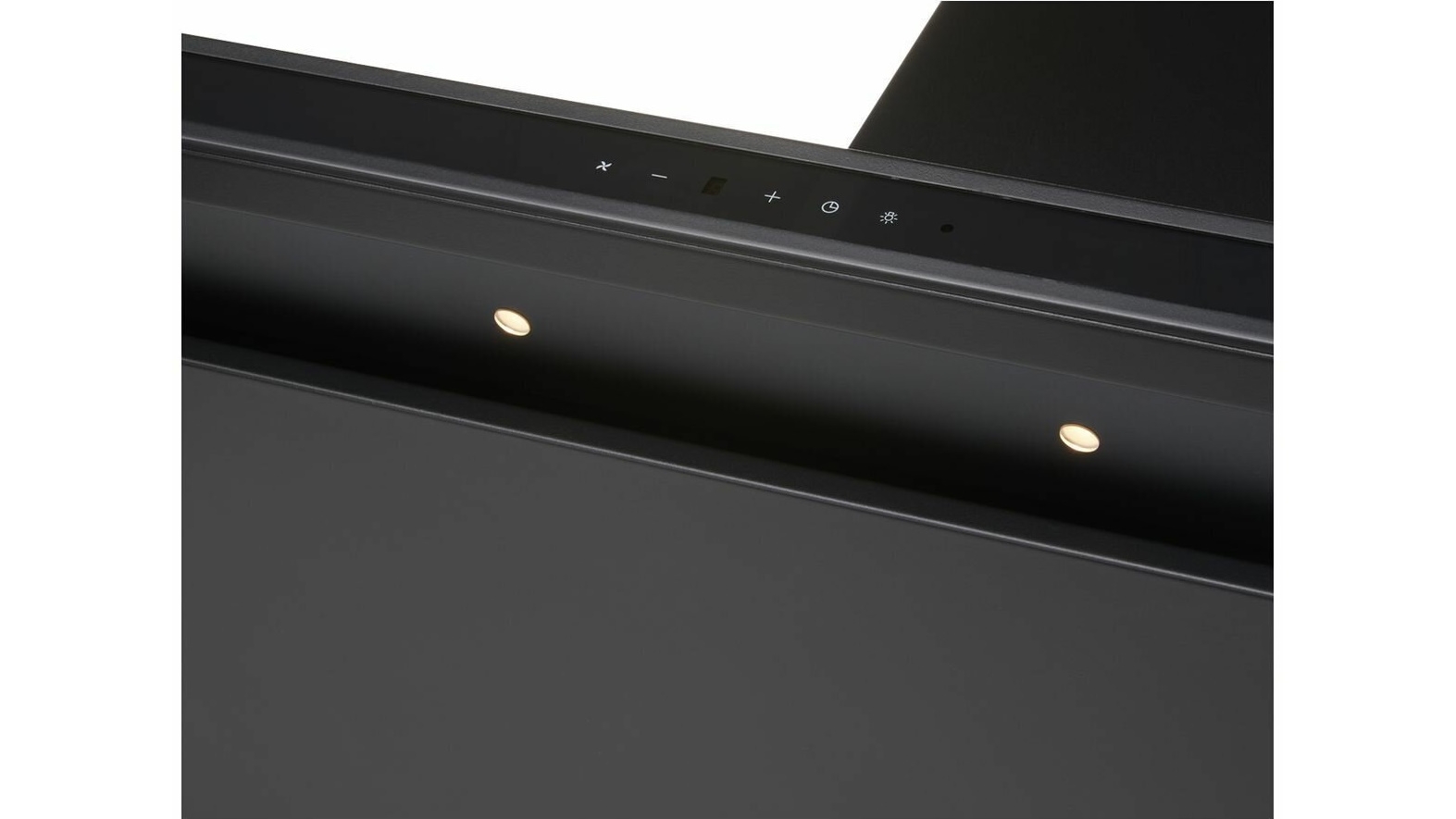 Schweigen 90cm Black Steel & Black Glass Canopy Rangehood with Isodrive ...