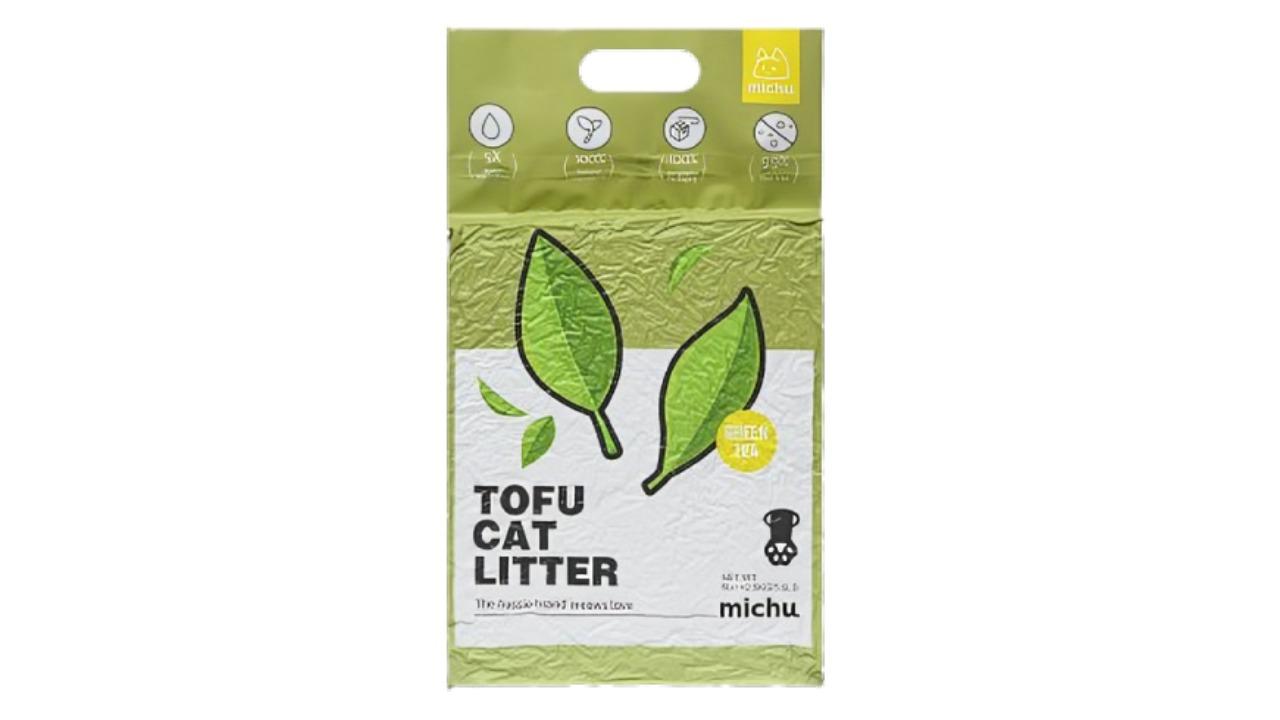 Michu Pet Natural Clumping Tofu Litter - Green Tea | Harvey Norman