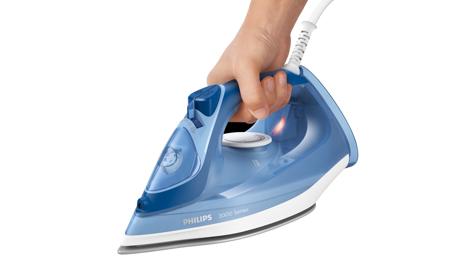 Philips 3000 Series Steam Iron - Blue | Harvey Norman