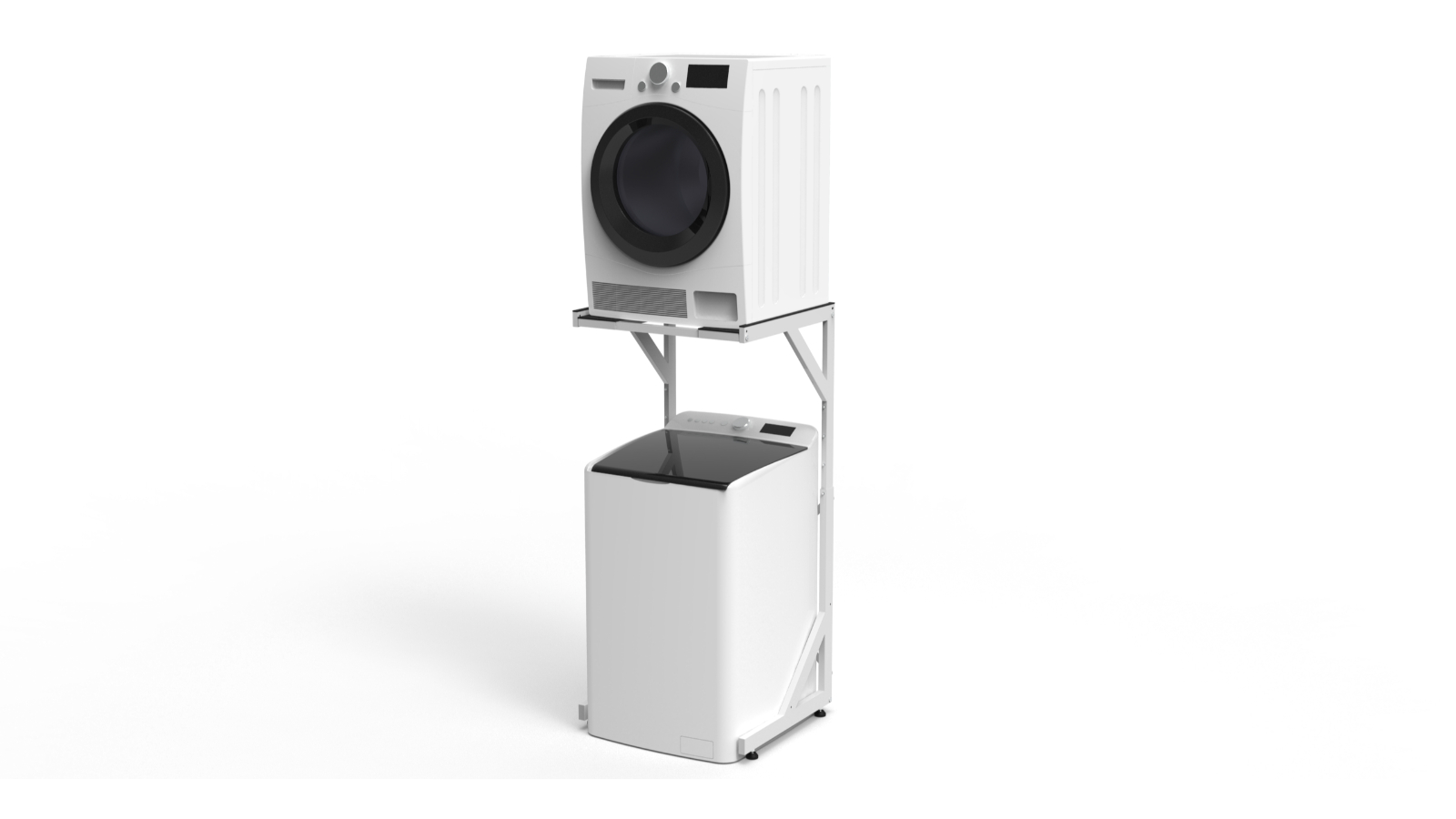 Britec Top and Front Loader Washing Machine Dryer Stand | Harvey Norman
