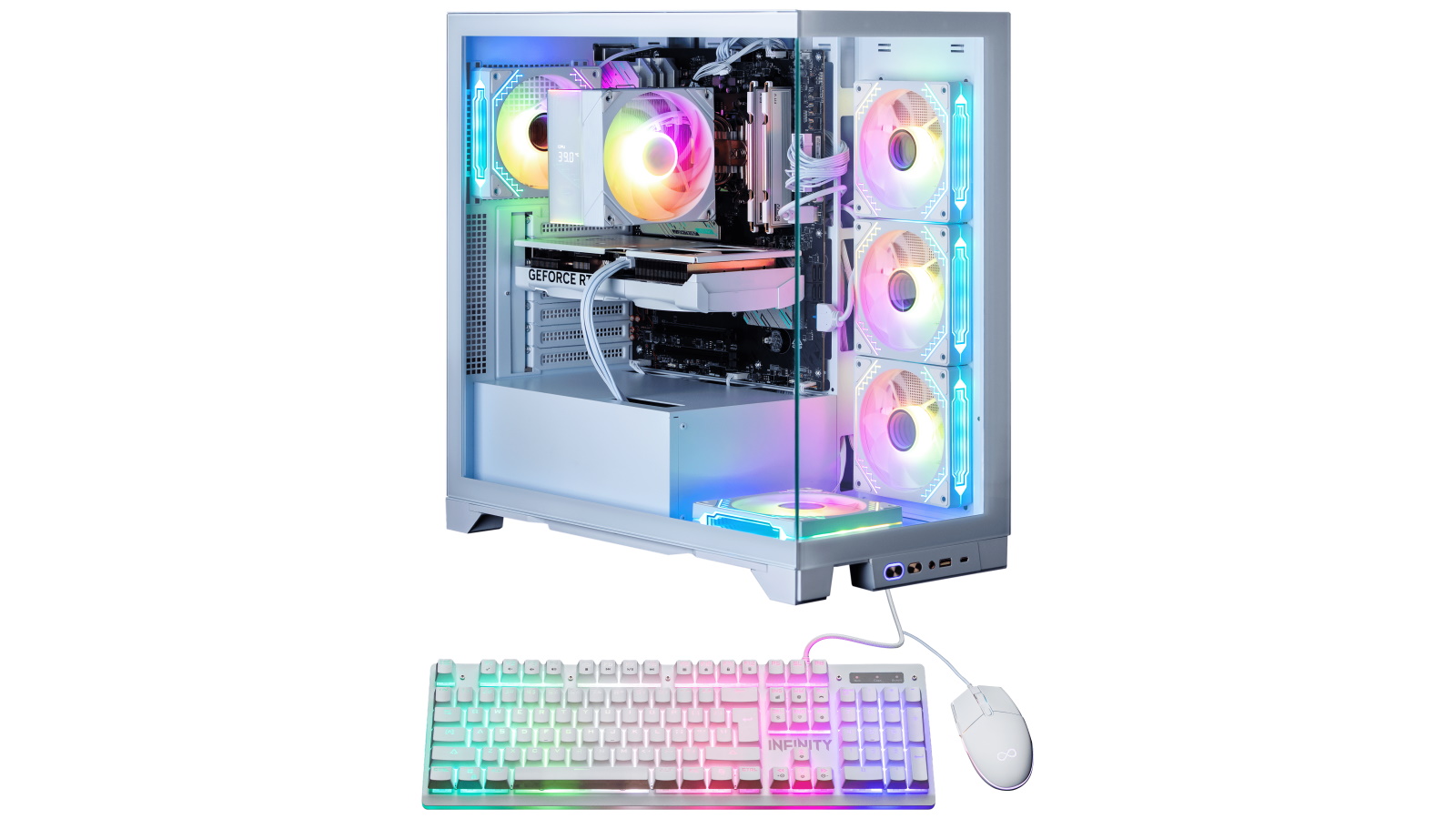 Infinity Arctic X70 Ryzen 7-9700X/32GB/2TB SSD/RTX5070 12GB Gaming Desktop - White | Harvey Norman
