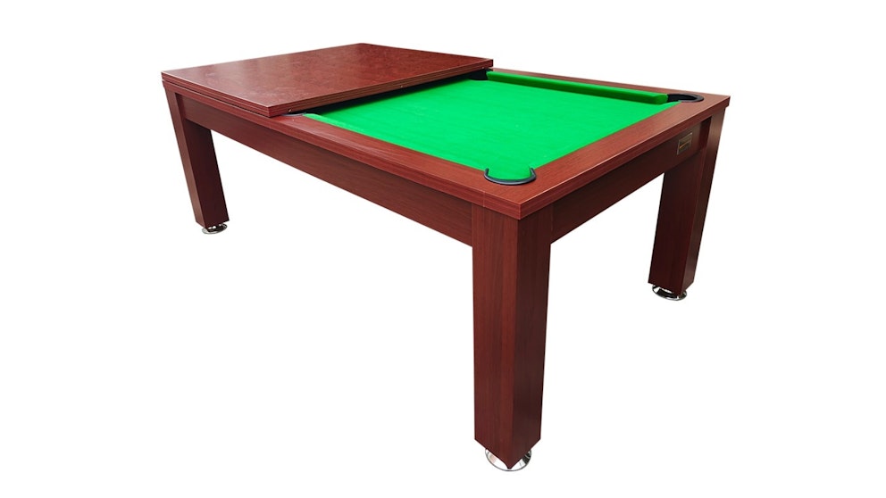 T And R Sports Elegance 7ft Mdf Multi Function Billiard Table Walnut