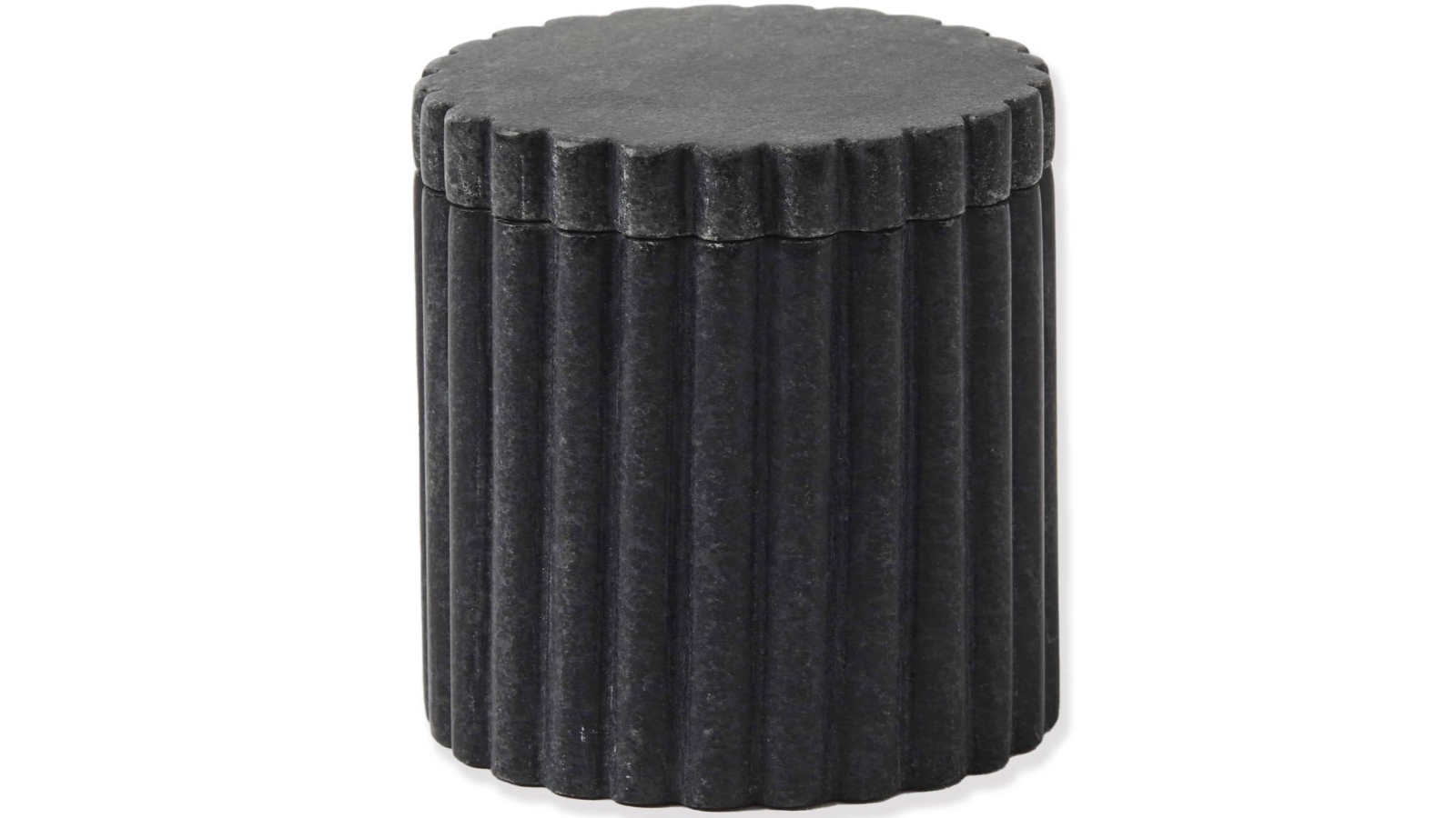 Pilbeam Living Marble Cannister - Black | Harvey Norman