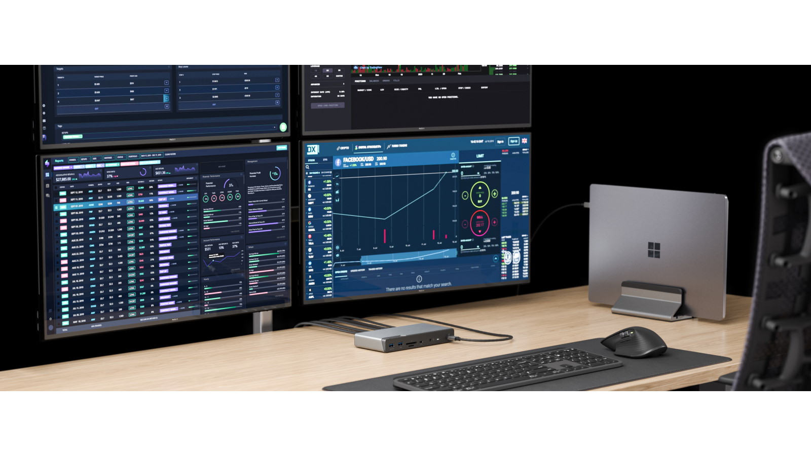 Alogic DV4 Quad Display Universal Docking Station | Harvey Norman