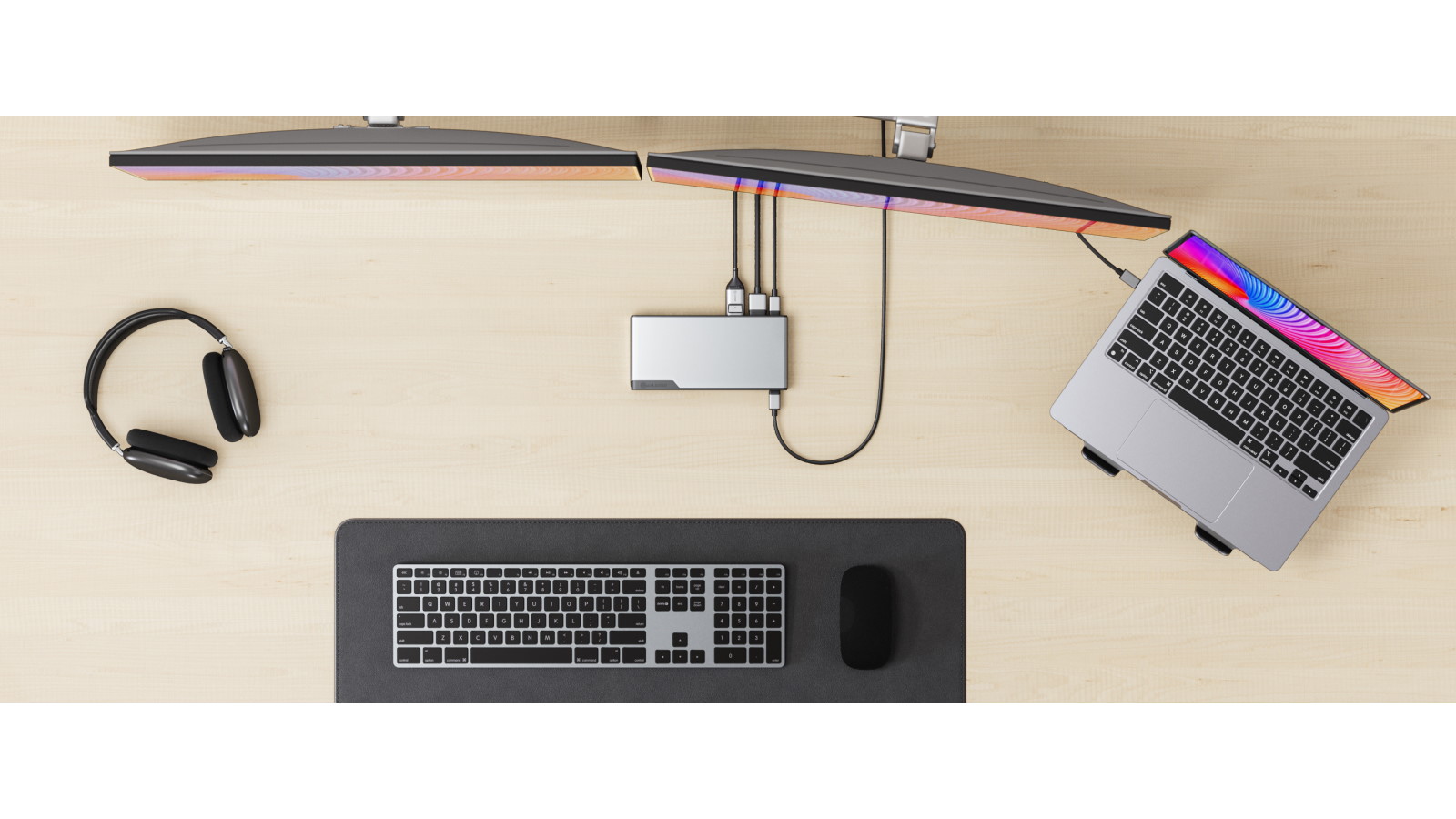 Alogic DV4 Quad Display Universal Docking Station | Harvey Norman