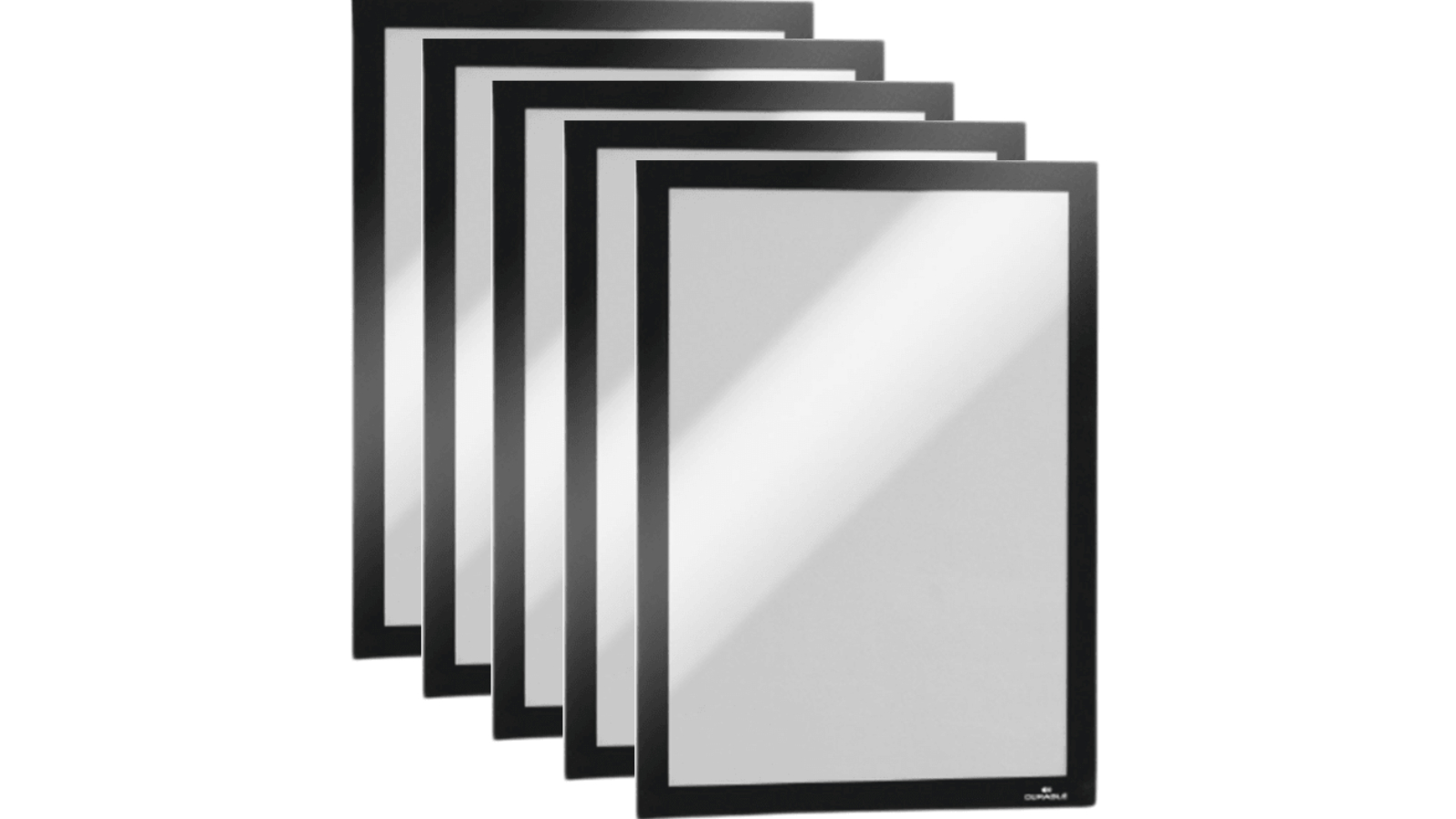 Duraframe Pack of 5 Durable Adhesive Back A4 Sign Holder Document ...