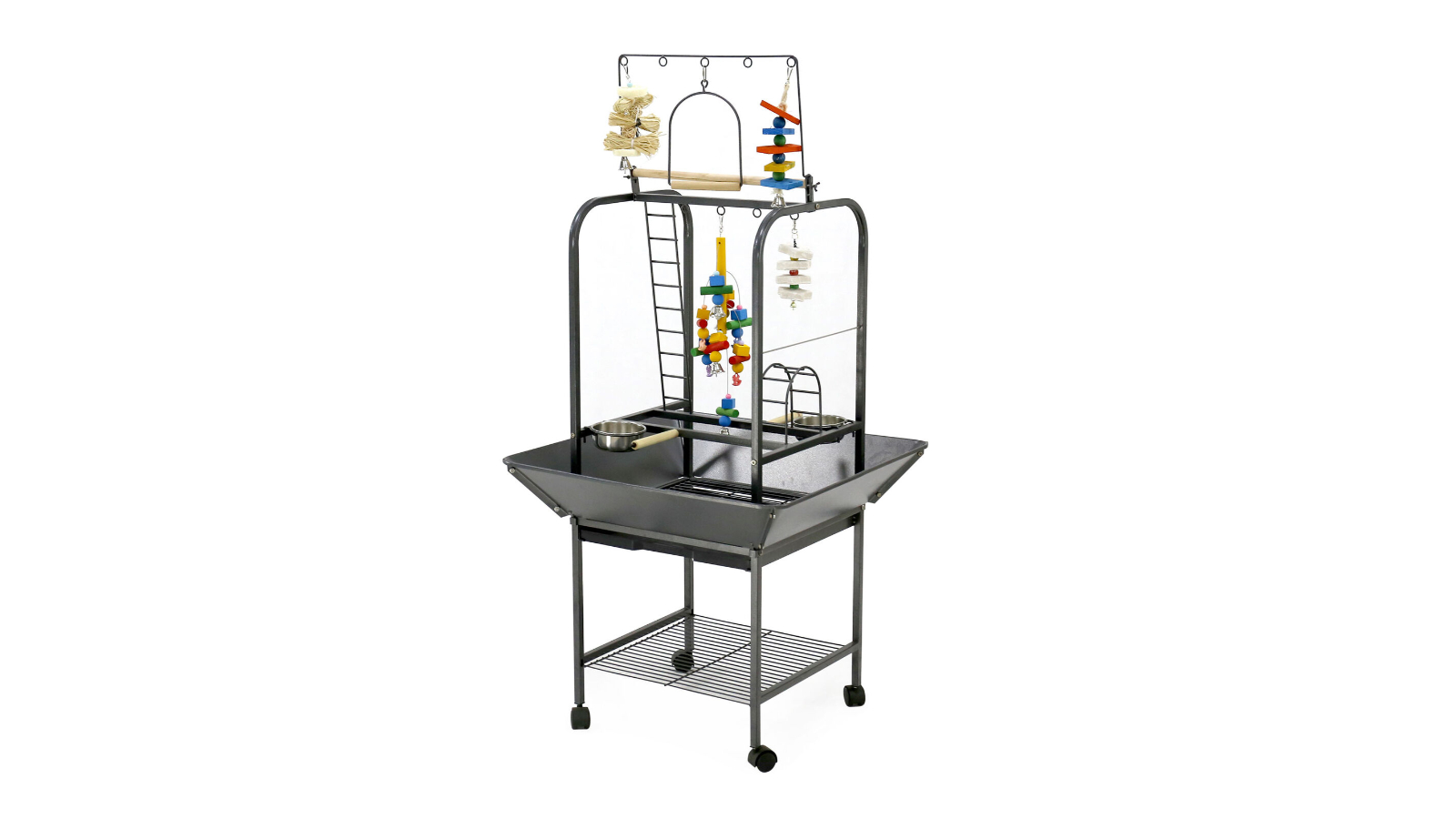 Flyline Play Stand Cage for Parrot, Conure, Amazon and Cockatoo ...