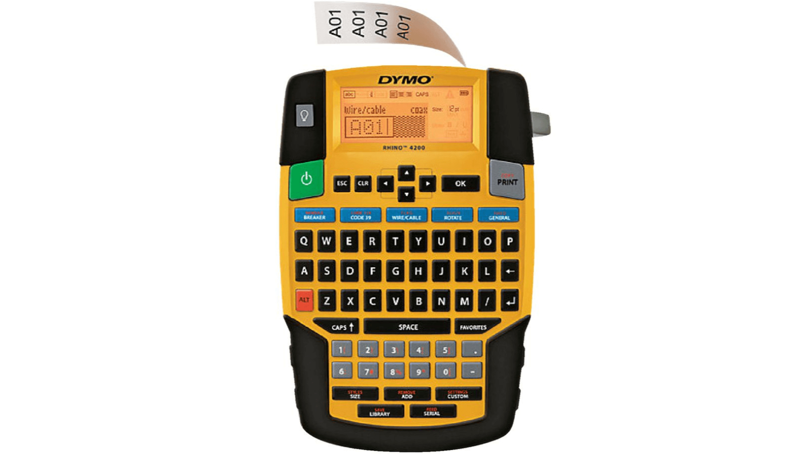 Dymo Rhino PL150 Industrial 4200 Labeller Machine Printer | Harvey Norman