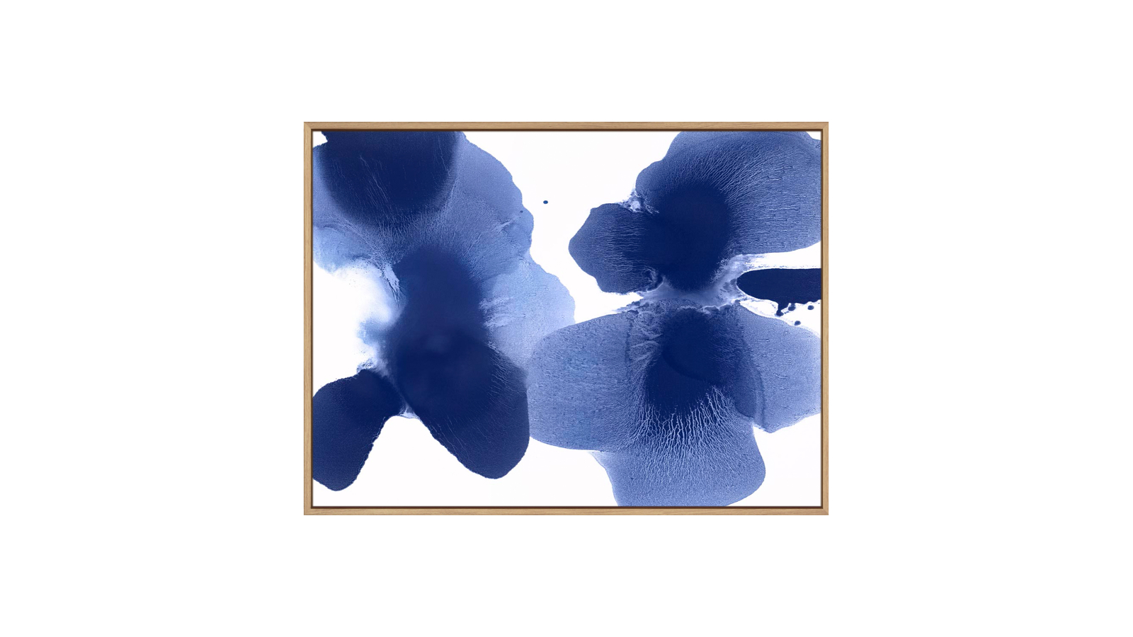 La Grolla Dynamic Indigo Natural Gallery Wall Art - 63 x 48cm | Harvey ...