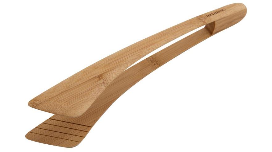 MasterPro Bamboo Serving Tong - Natural | Harvey Norman