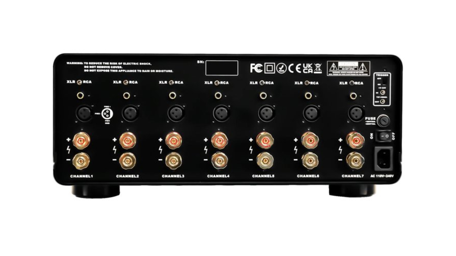 Aperion E7 Energy 7 Channel Home Theater Powered Amplifier | Harvey Norman