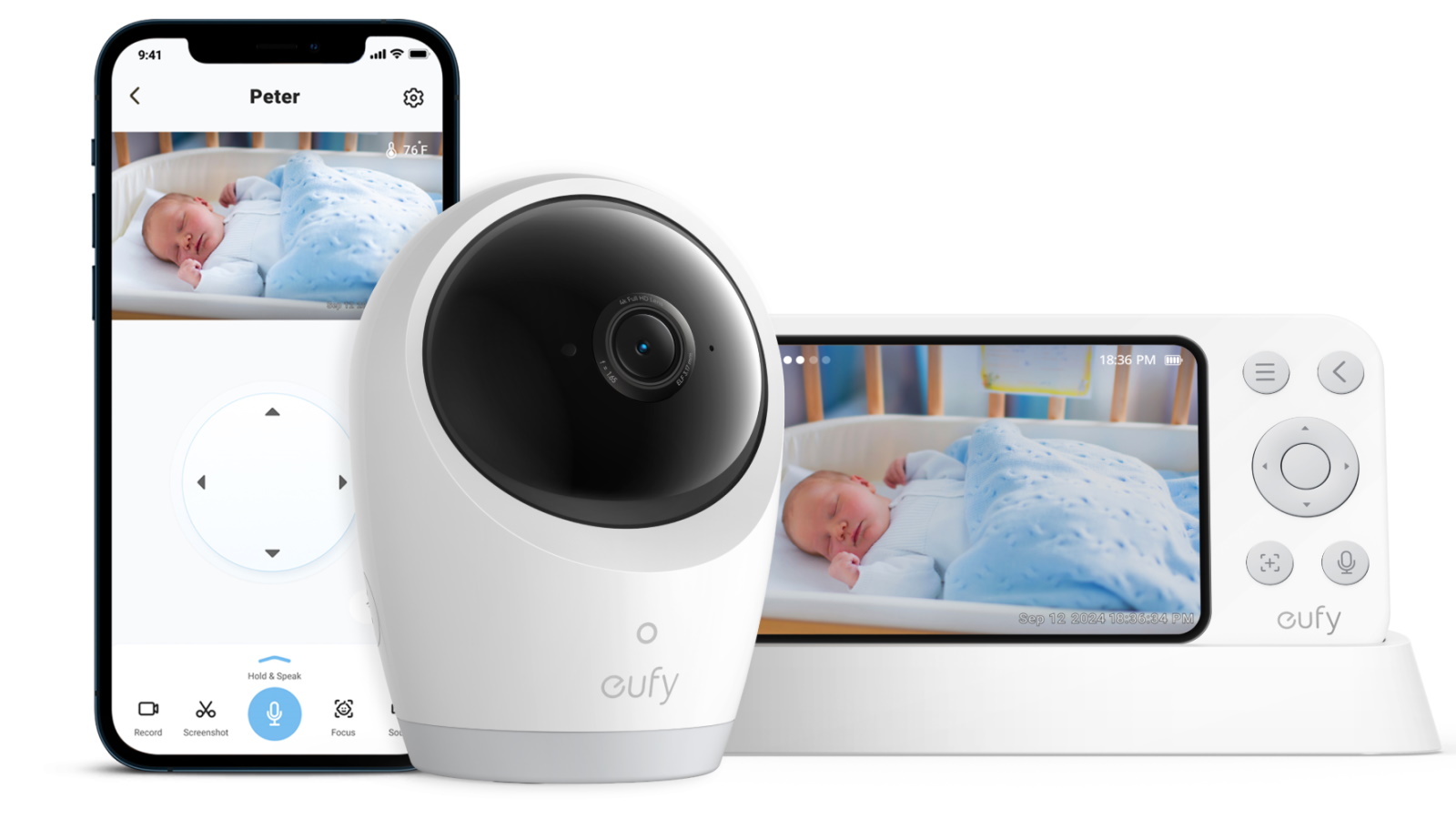 eufy E21 Baby Monitor with 4K Camera | Harvey Norman