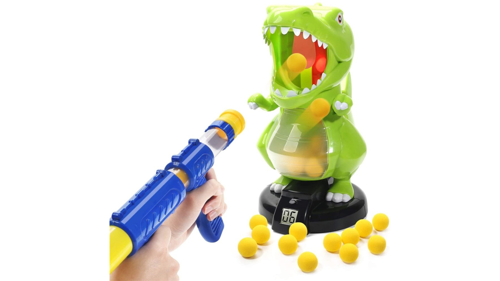 EagleStone Dinosaur Shooting Toy Target Game Air Pump Gun | Harvey Norman