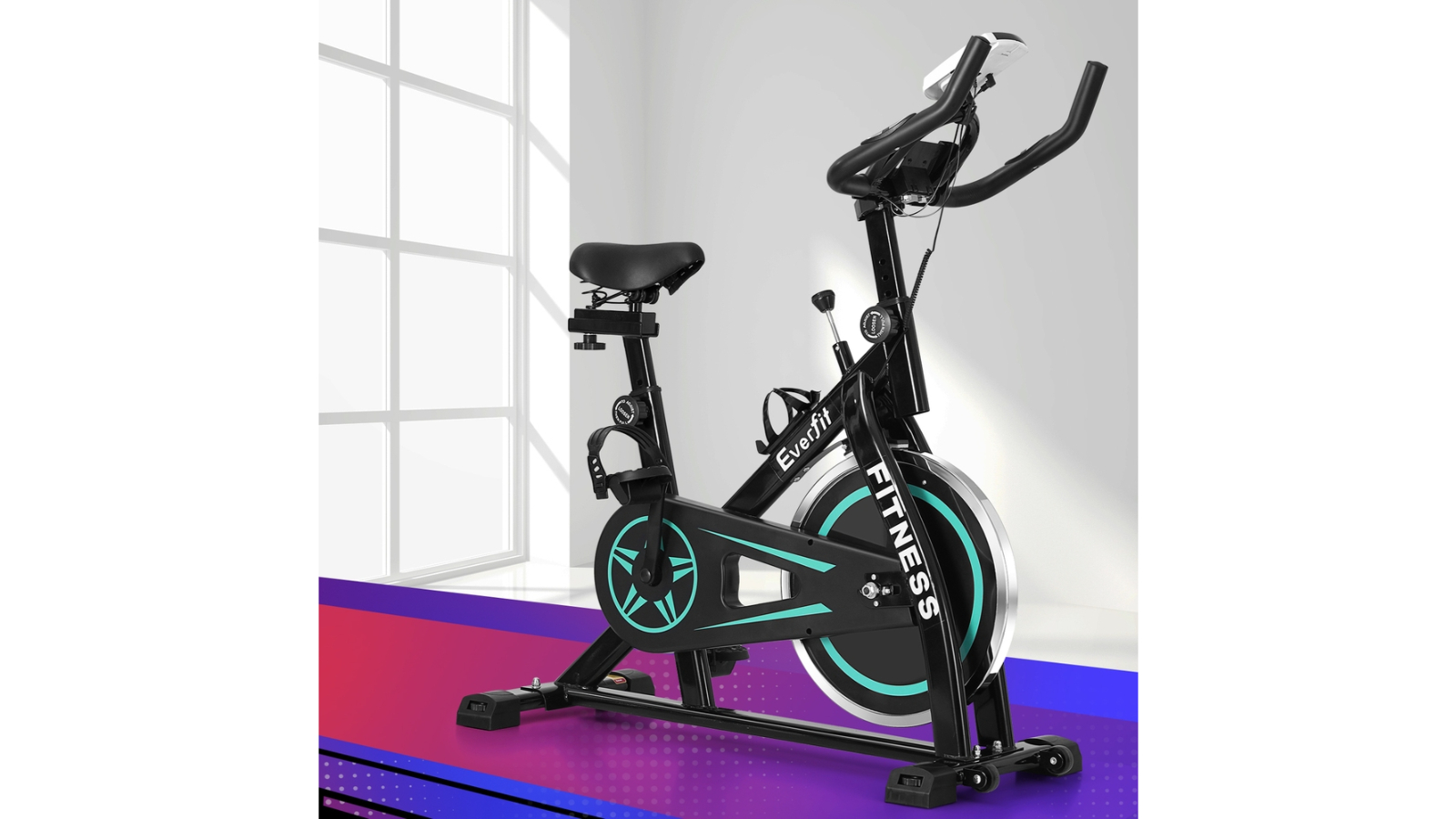 Everfit Spin Bike Exercise Bike Flywheel Fitness Home Gym | Harvey Norman