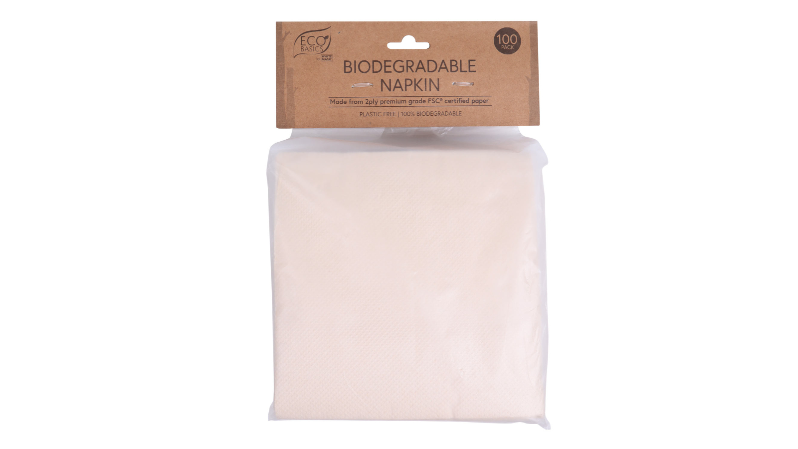 Eco Basics Biodegradable Napkin | Harvey Norman