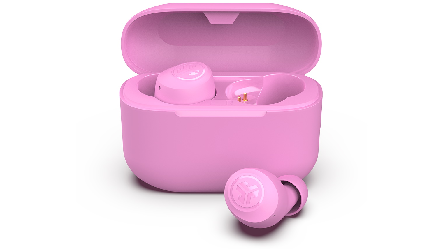 JLab GO Air POP True Wireless Earbuds - Pink | Harvey Norman
