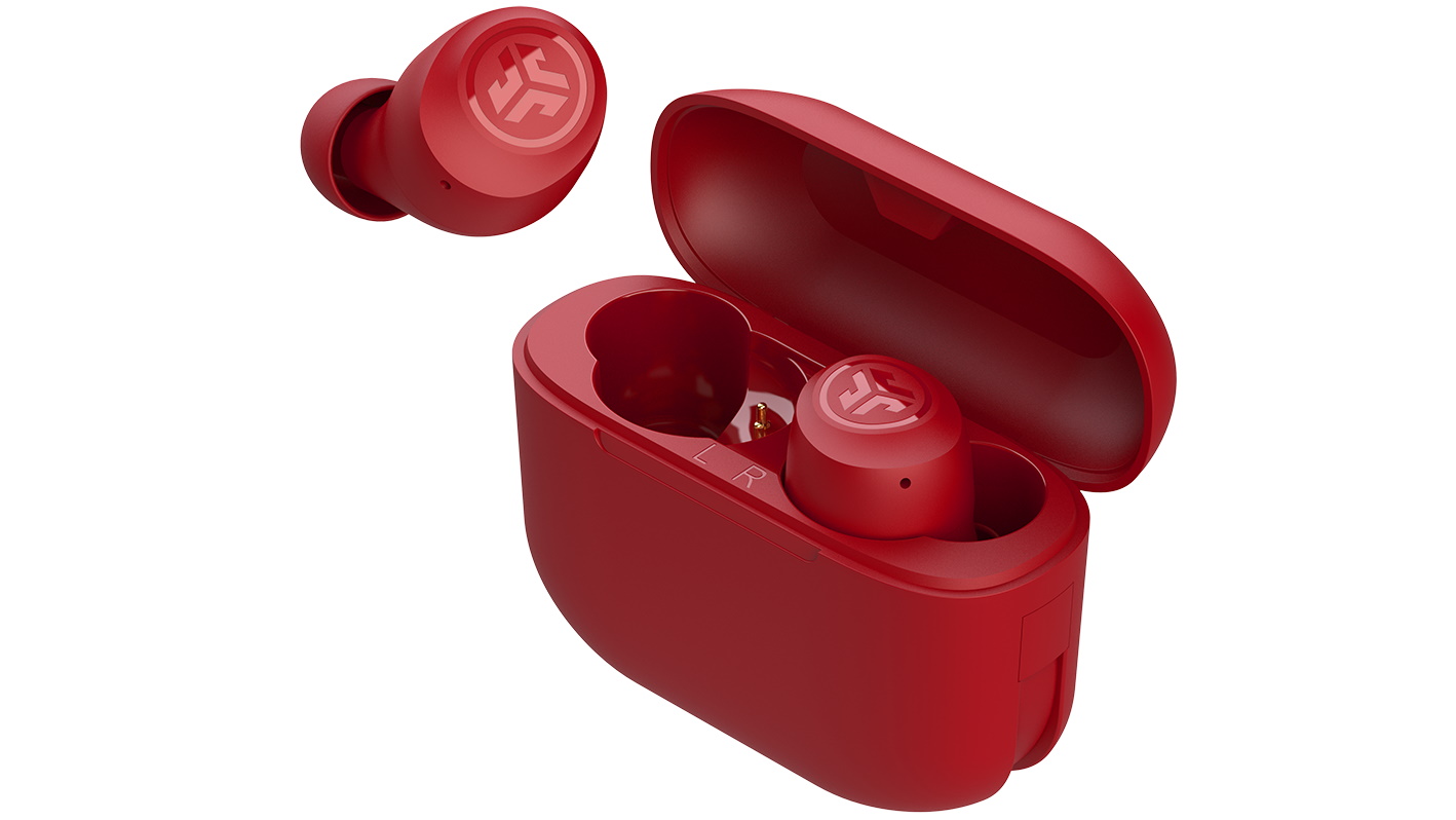 JLab GO Air POP True Wireless Earbuds - Red | Harvey Norman