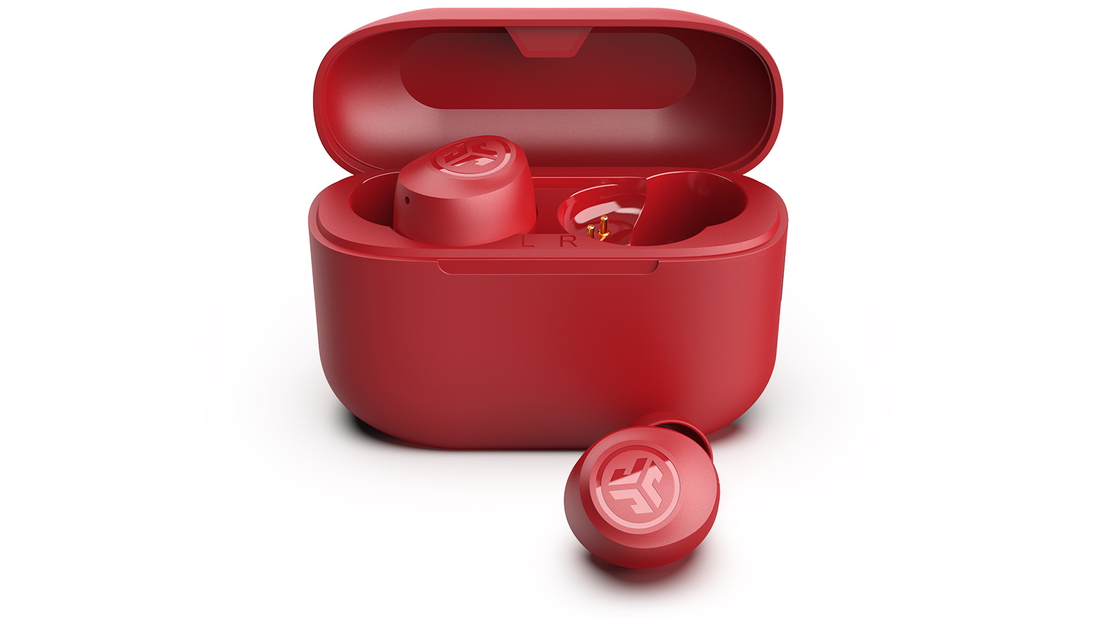 JLab GO Air POP True Wireless Earbuds - Red | Harvey Norman