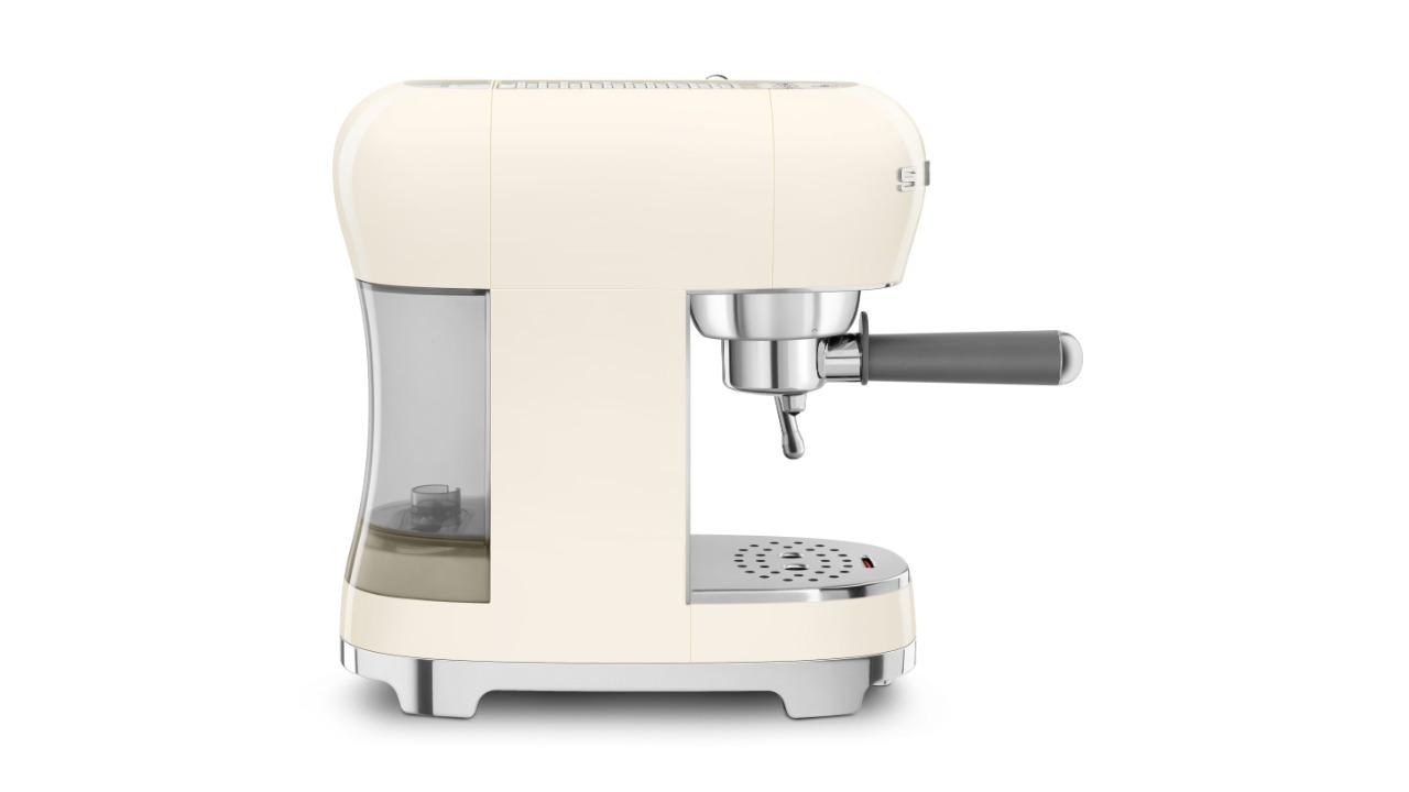 Smeg 50's Style Manual Coffee Machine - Cream | Harvey Norman