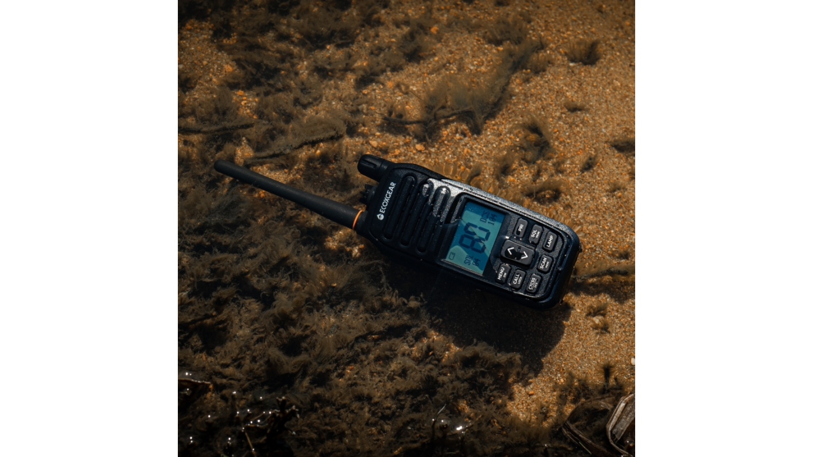 EcoXgear EXG500-2PK Twin Pack 5W Long Range IP67 Handheld 17km UHF ...