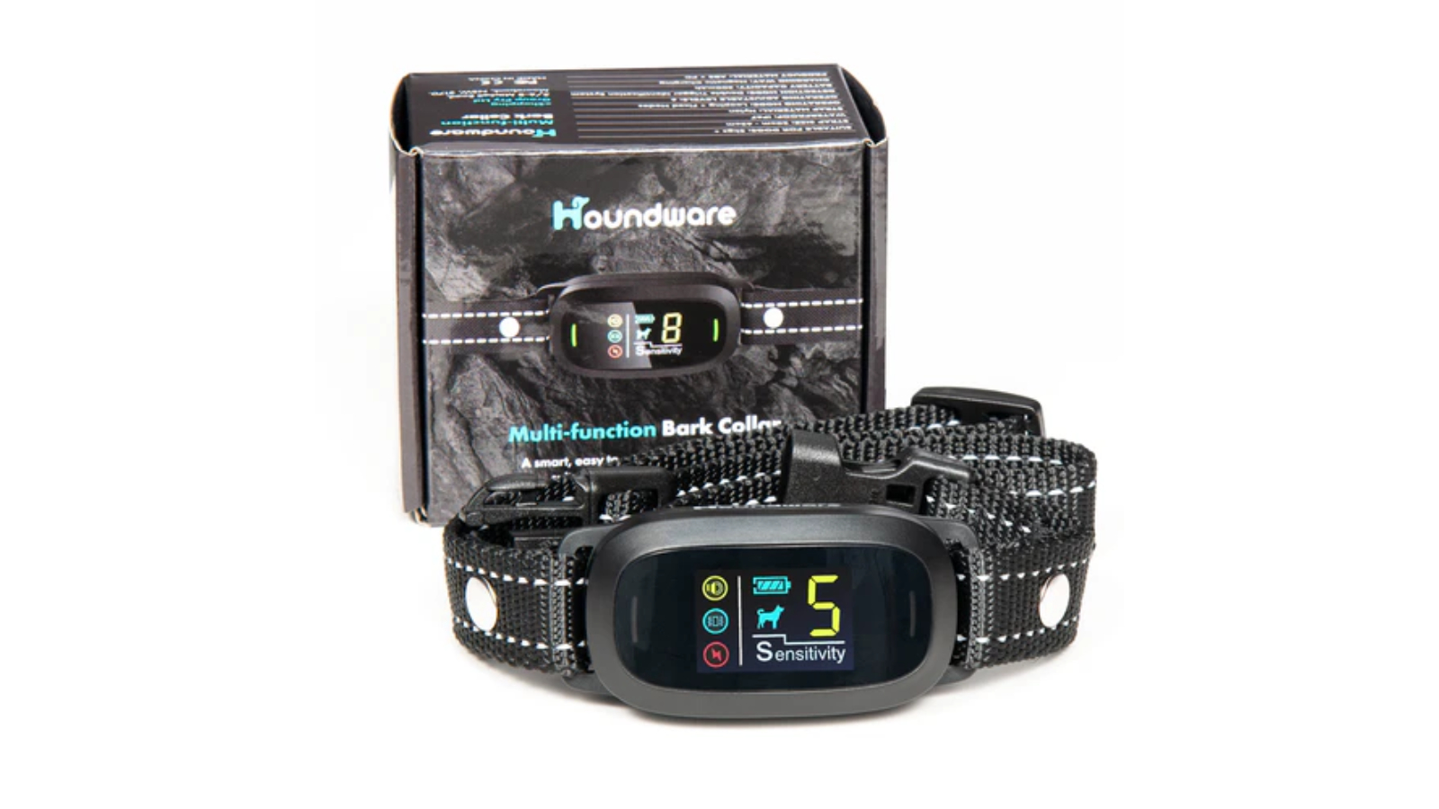 Houndware IP67 Dual Sensor Anti-Bark Dog Collar | Harvey Norman