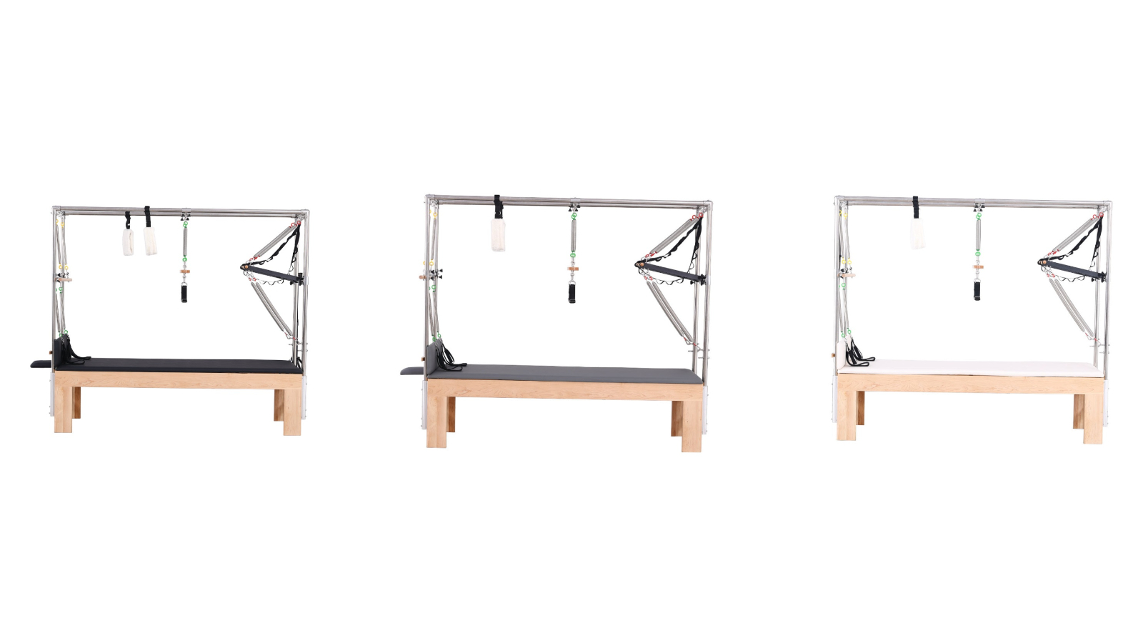 Eeeza Maple Wood Frame Pilates Cadillac Full Trapeze Table | Harvey Norman