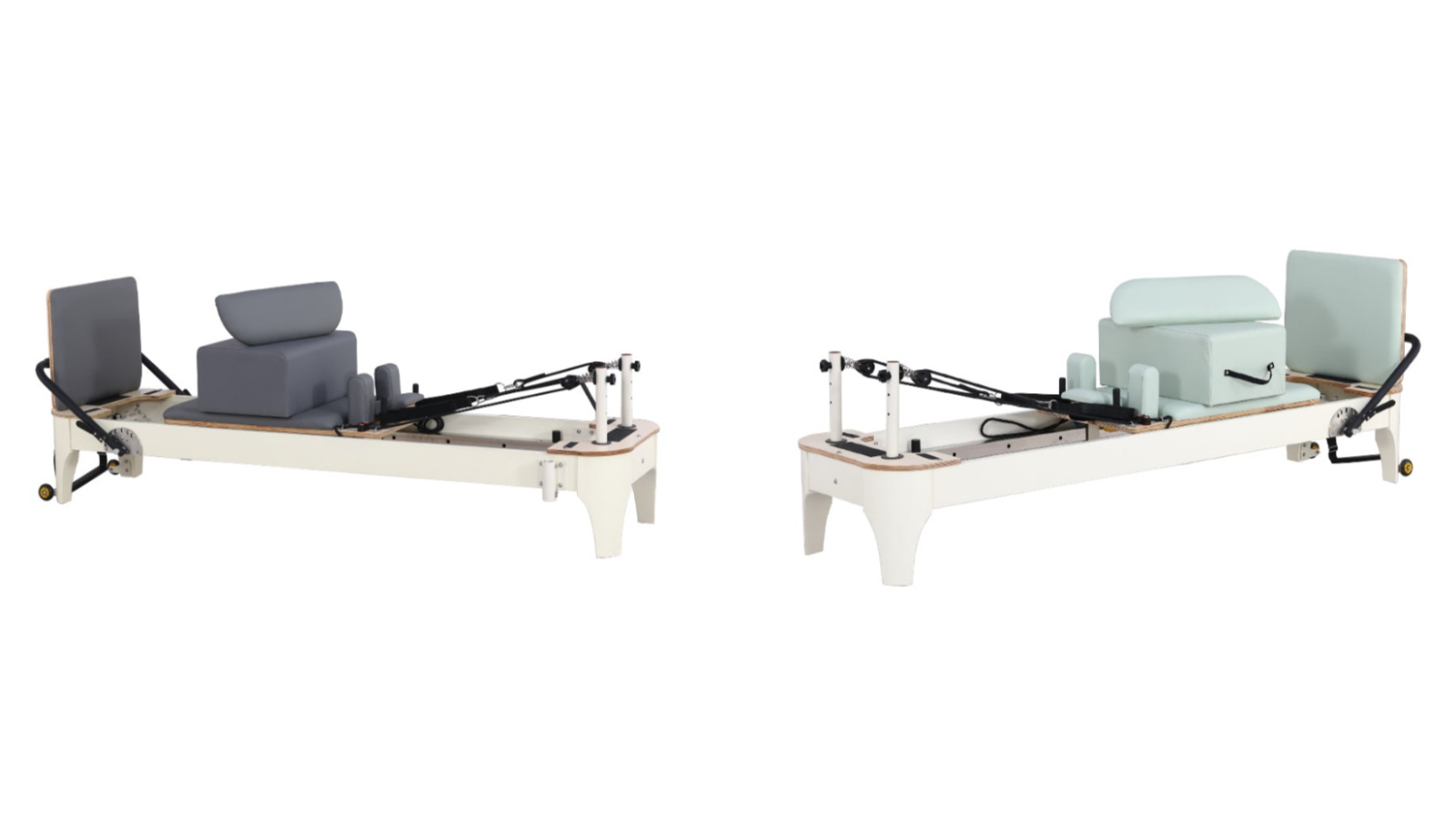 Eeeza Oak Wood Frame Pilates Reformer | Harvey Norman