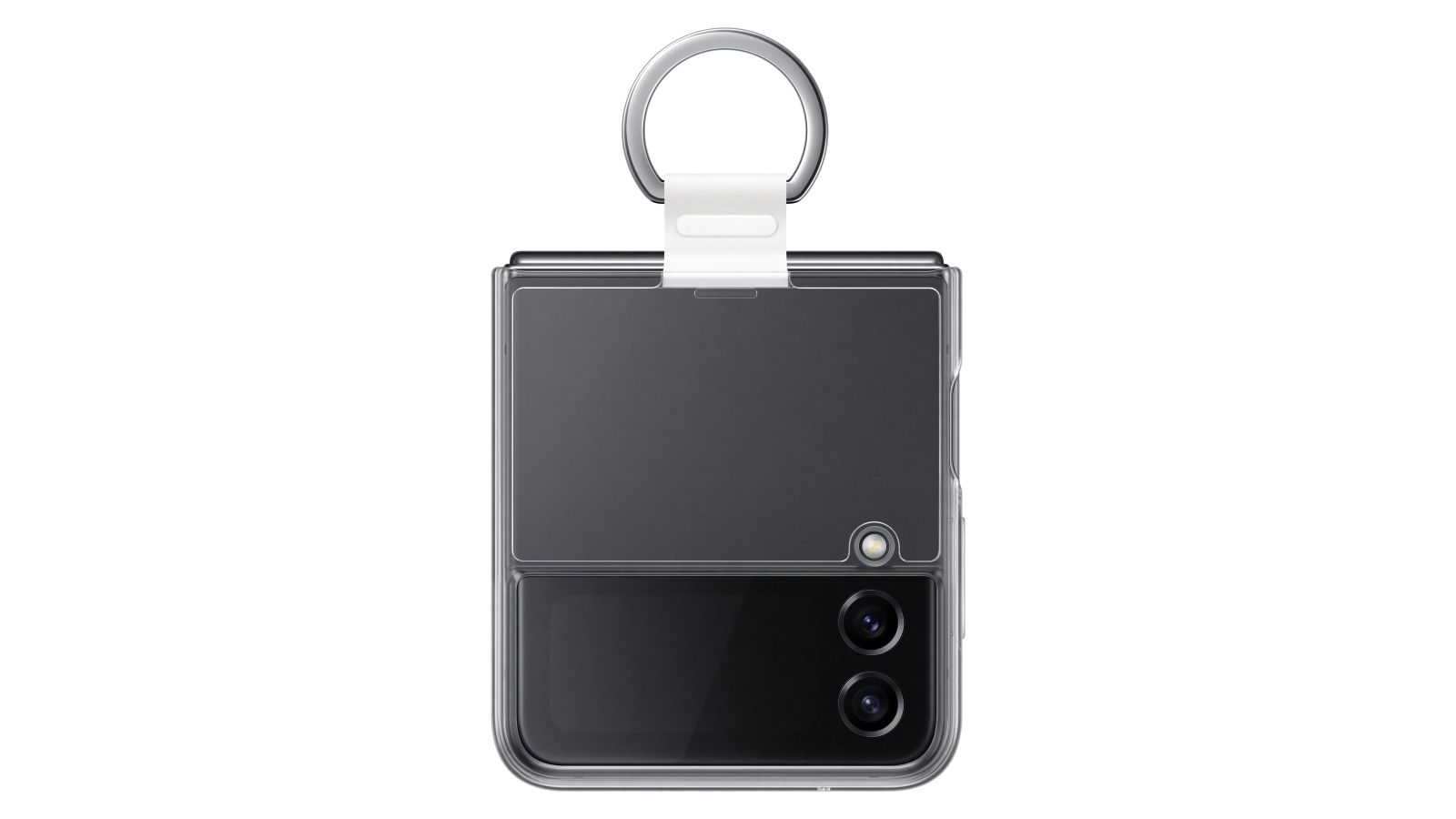 Samsung Galaxy Z Flip4 Clear Cover with Ring - Transparent | Harvey Norman