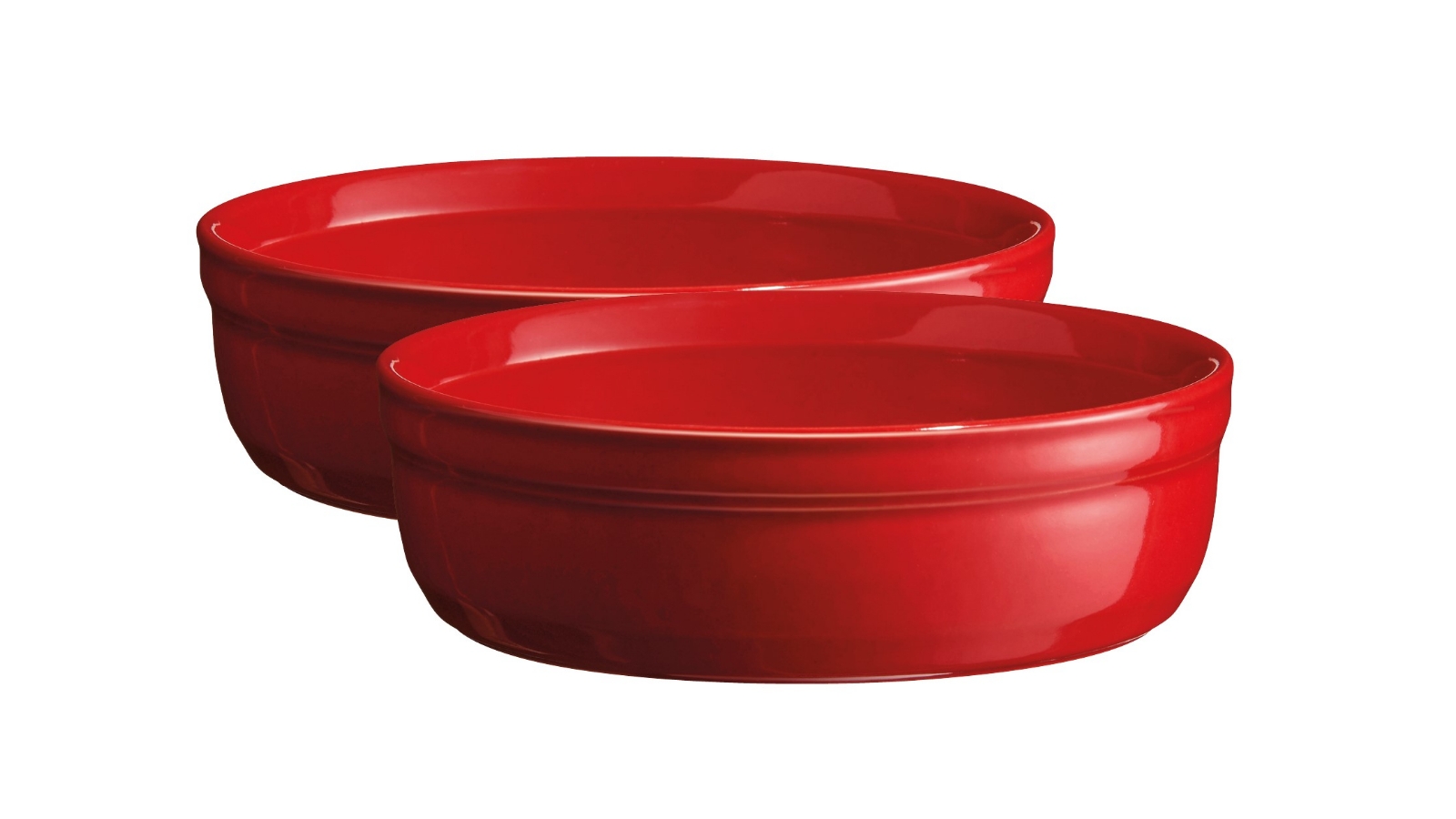 Emile Henry Set of 2 Creme Brulee Ramekin - Burgundy | Harvey Norman