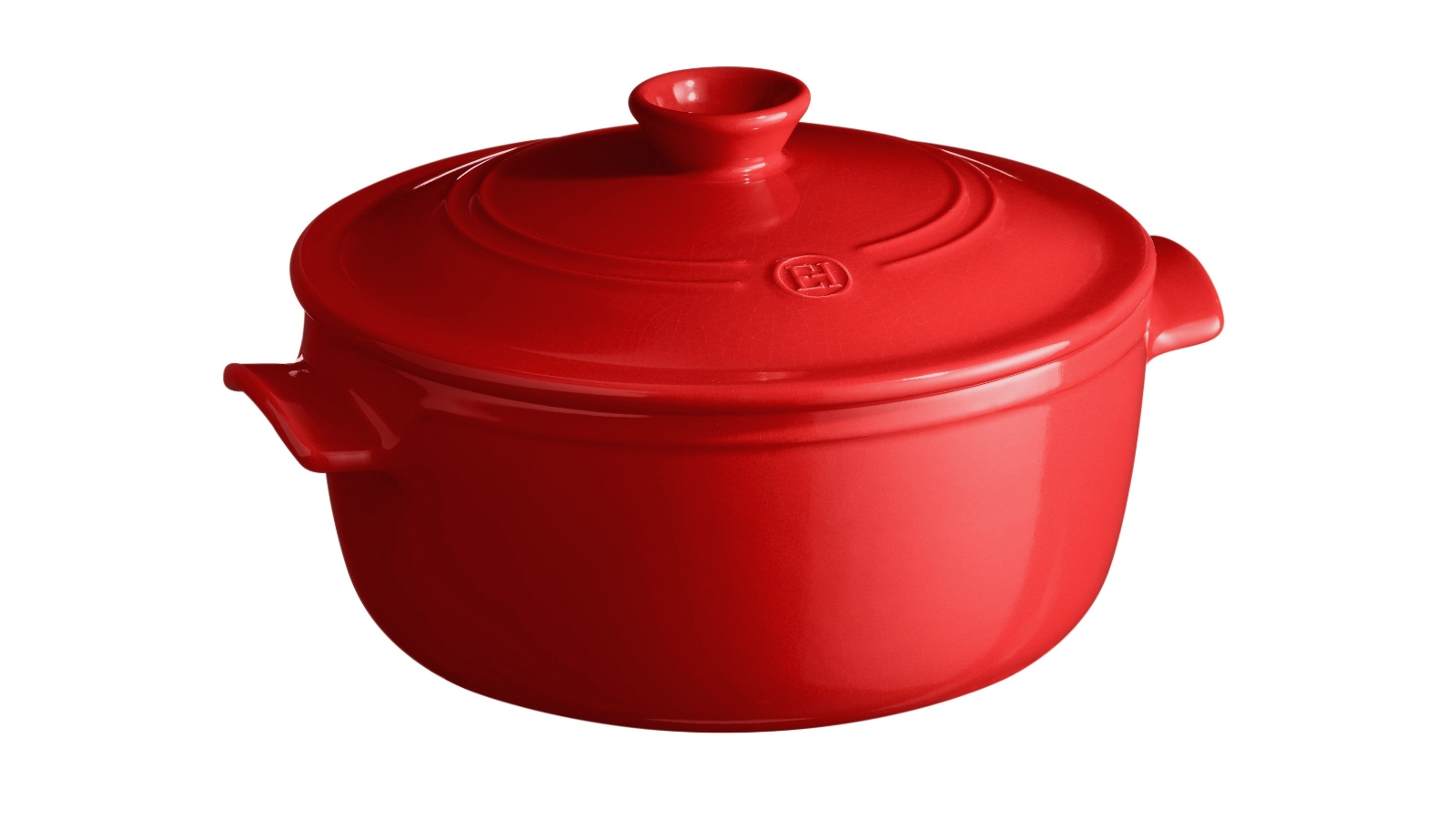 Emile Henry Round 4Litre Casserole - Burgundy | Harvey Norman