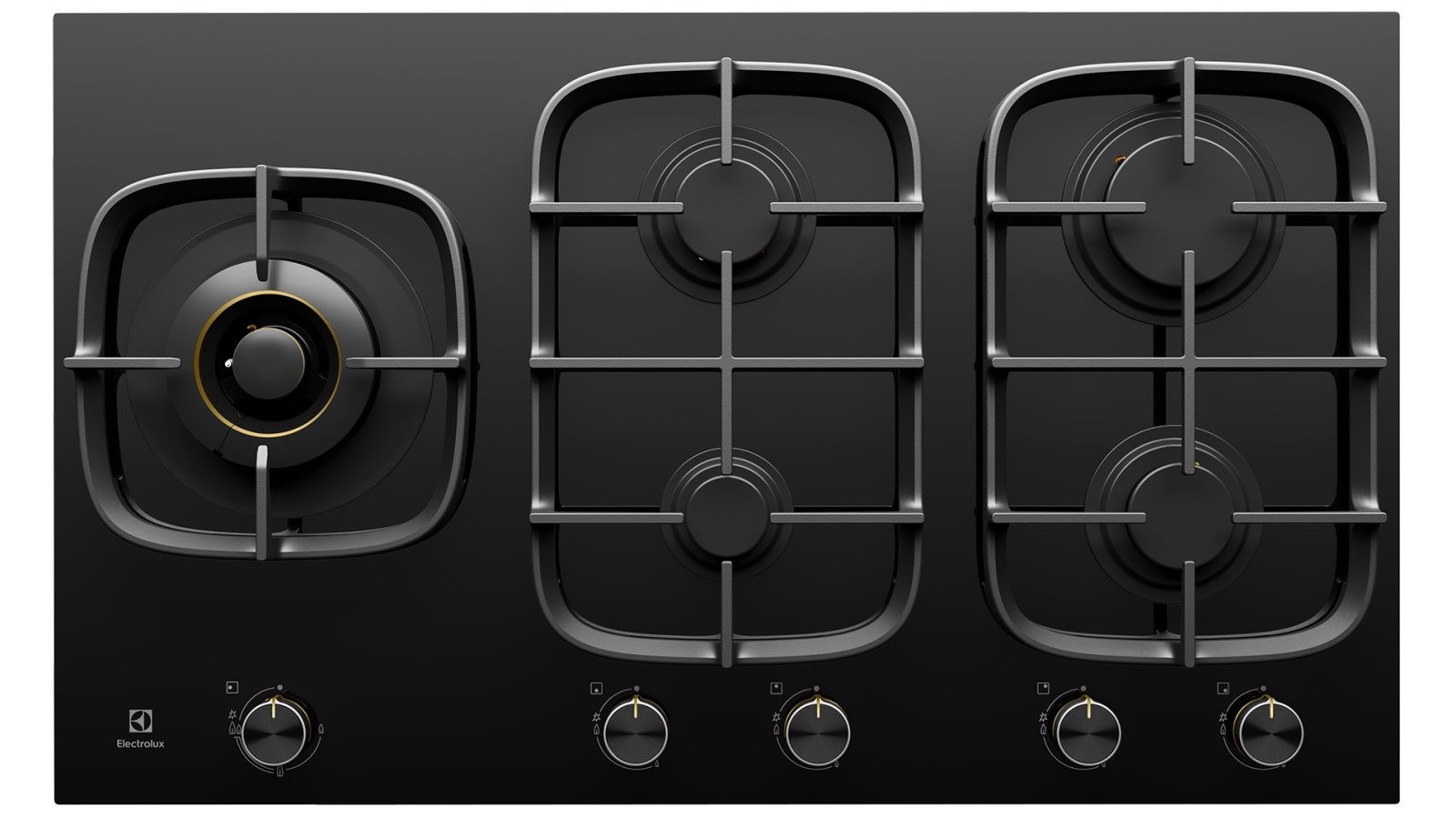 Electrolux 900mm UltimateTaste 900 Pyrolytic Oven with 5 Burner Gas ...