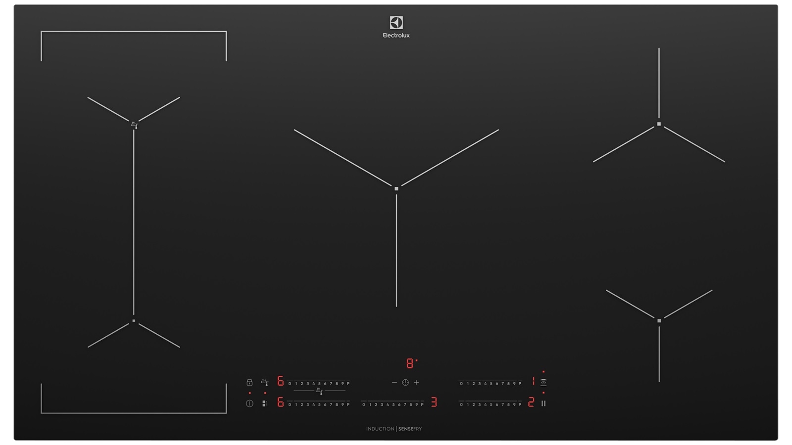 Electrolux 900mm UltimateTaste 700 5 Zone Induction Cooktop | Harvey Norman