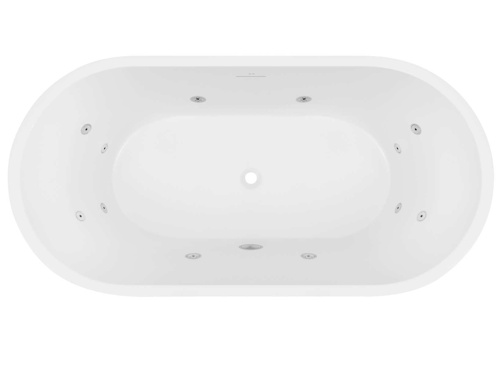 Decina Elisi 1700mm Freestanding Contour Spa Bath | Harvey Norman