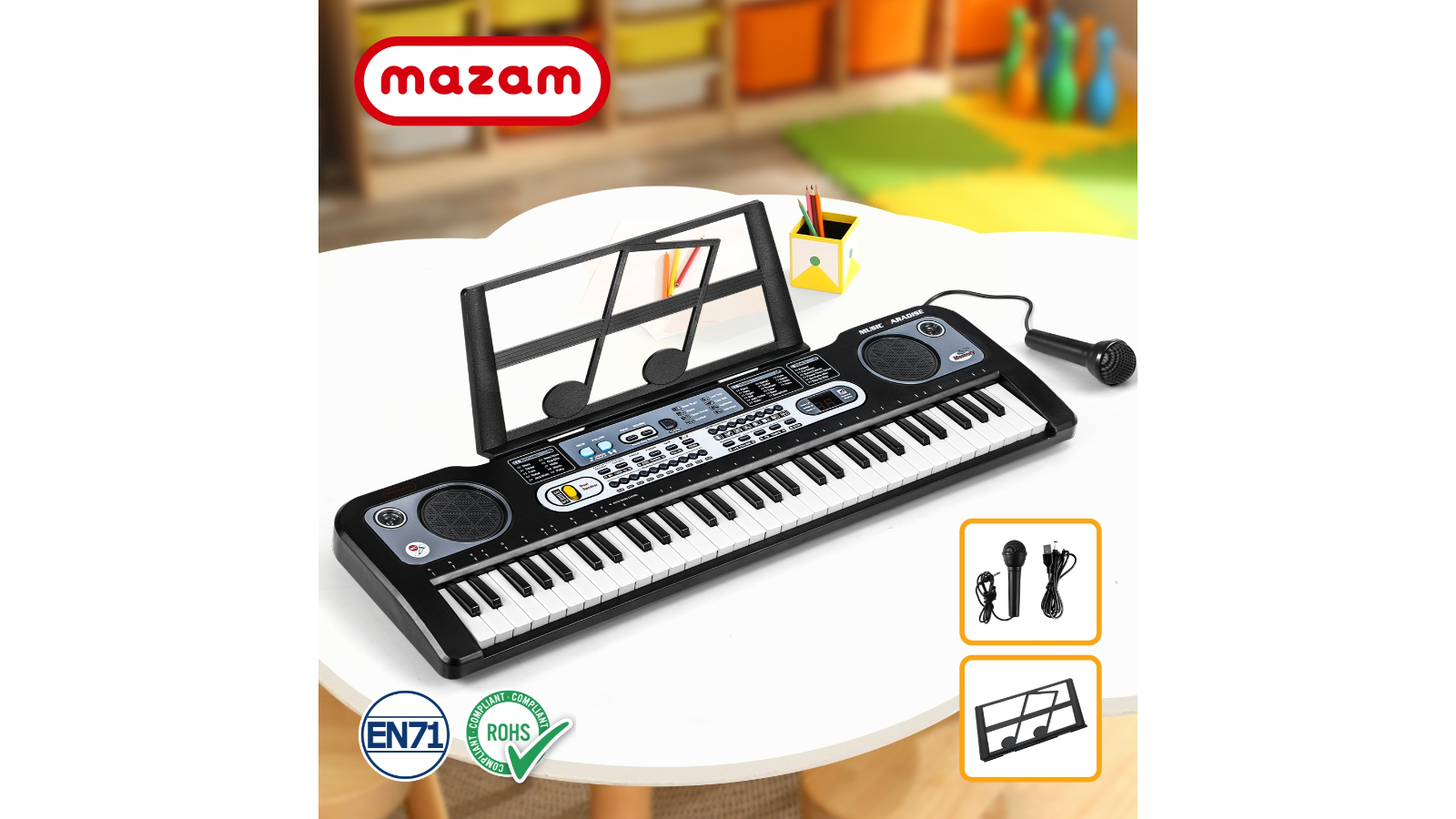 Mazam 61 Keys Piano Keyboard Electronic Musical Toy Gift with ...