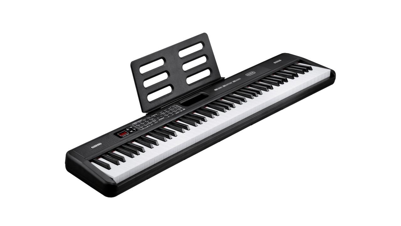Mazam 88-Key Portable Electronic Lighted Piano Keyboard | Harvey Norman