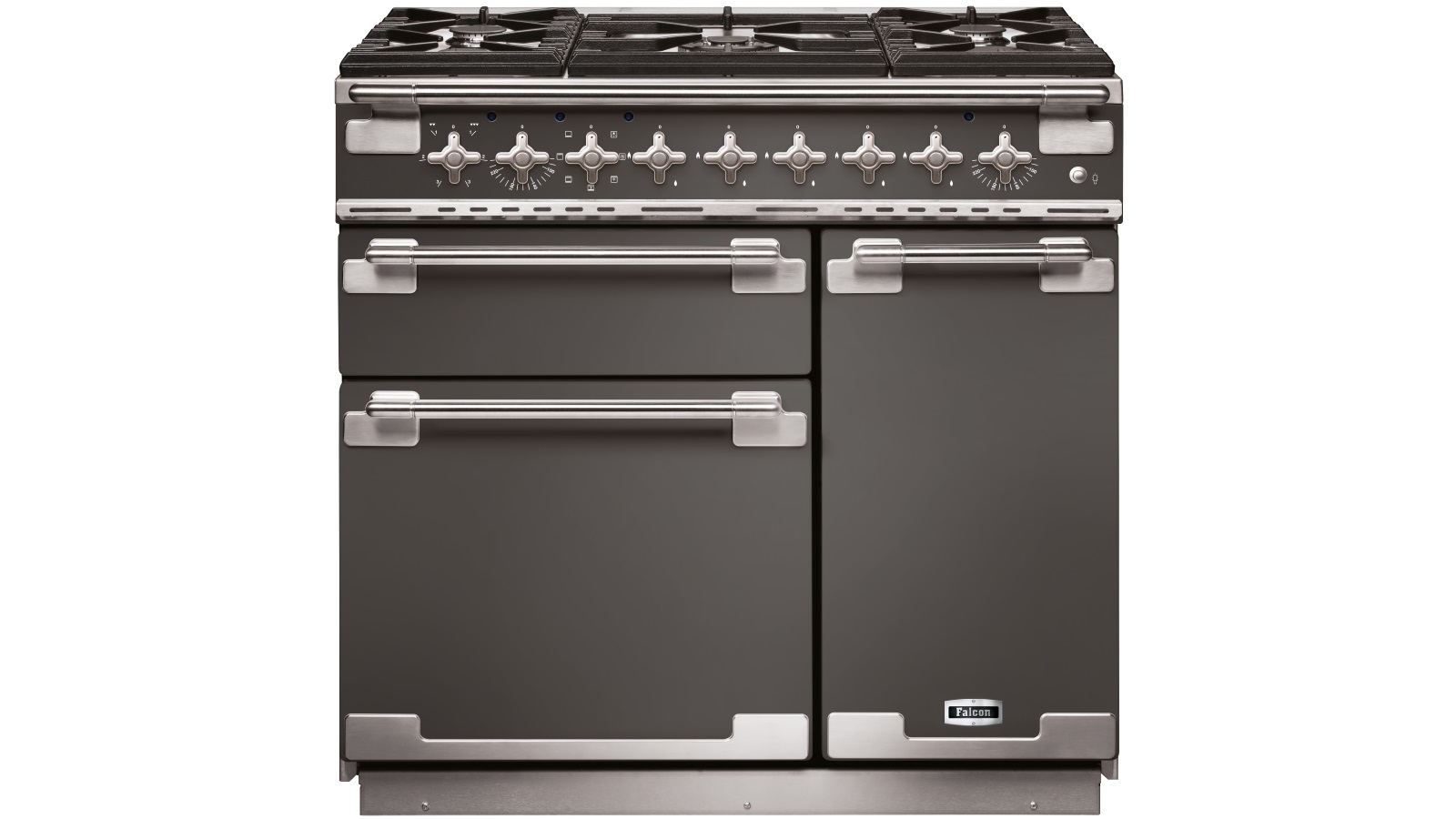 Falcon Elise 900mm Dual Fuel Freestanding Cooker - Slate/Nickel ...