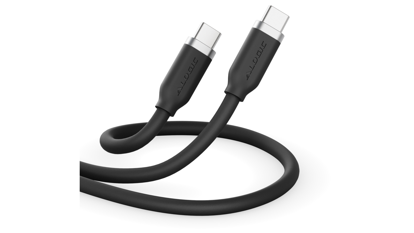 Alogic 2m 240W Silicone Flexible USB-C Charging Cable - Black | Harvey ...