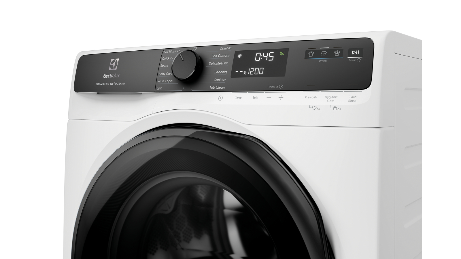 Electrolux 8kg Ultimate Care 500 Front Load Washer - White | Harvey Norman