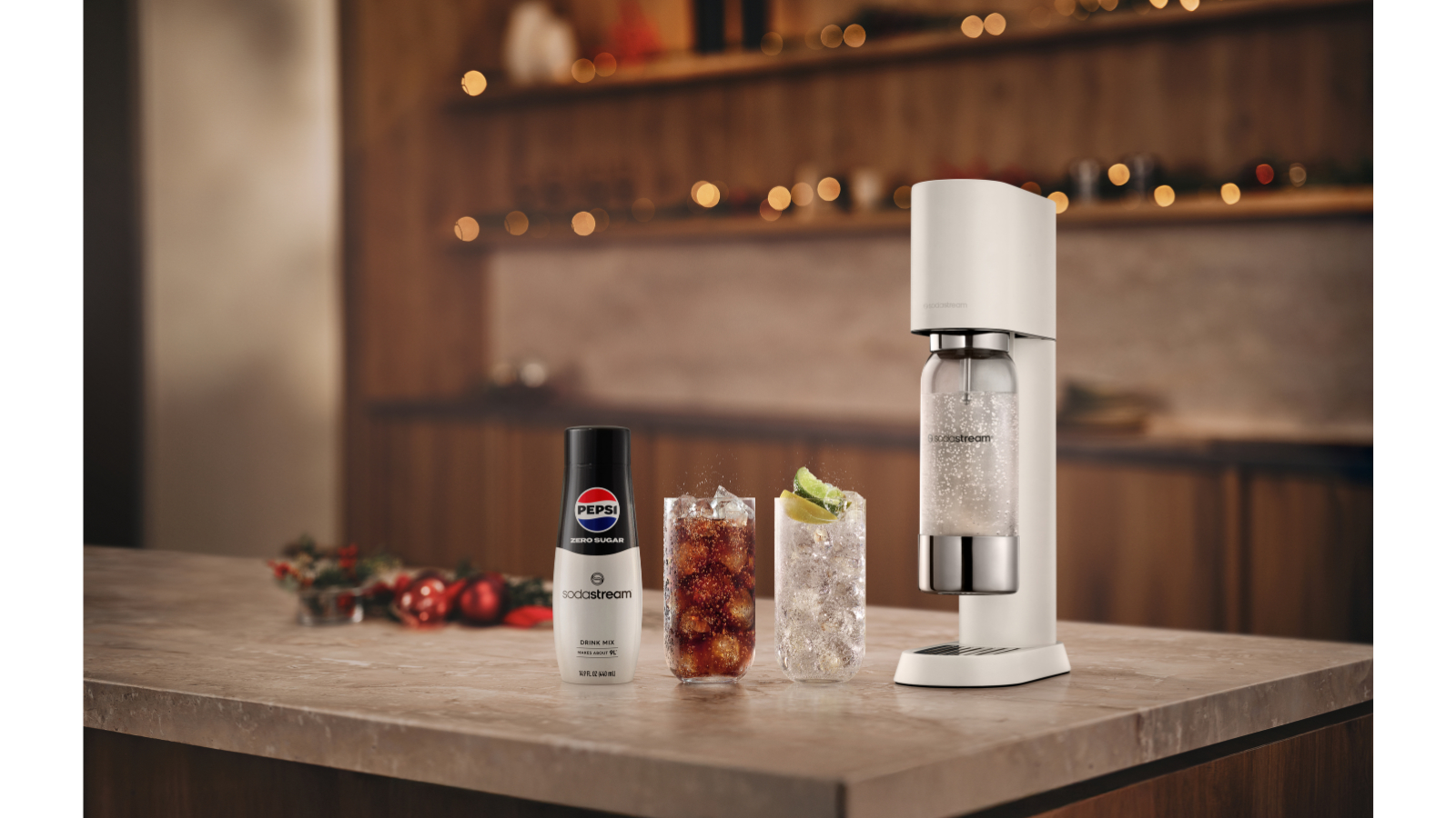 SodaStream Enso Sparking Water Maker - Sand | Harvey Norman